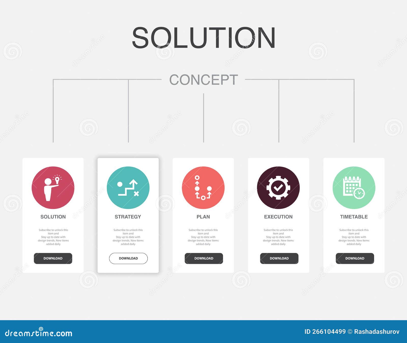 Plan Execution Concept Icon Cartoon Vector | CartoonDealer.com #195905783