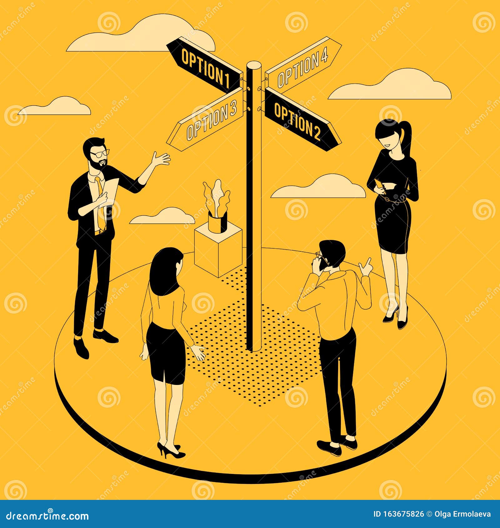 Solution Technology and Effective Solution Stock Vector - Illustration ...