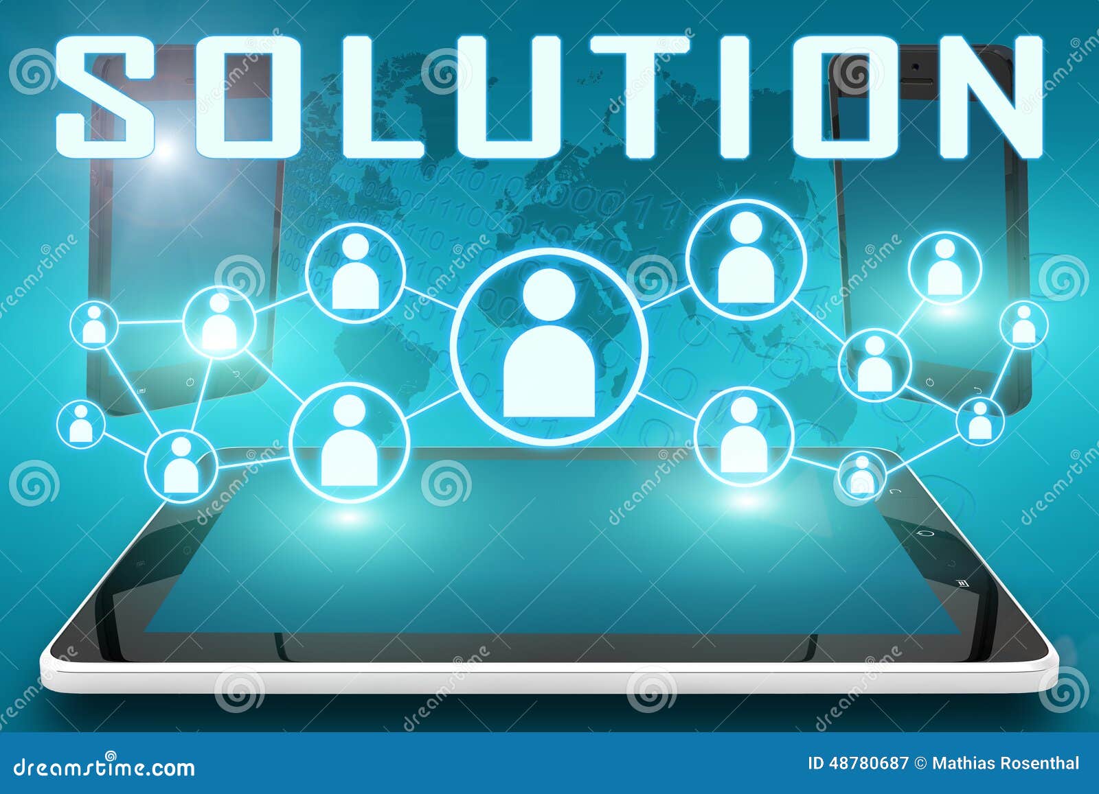 Solution stock illustration. Illustration of innovate - 48780687
