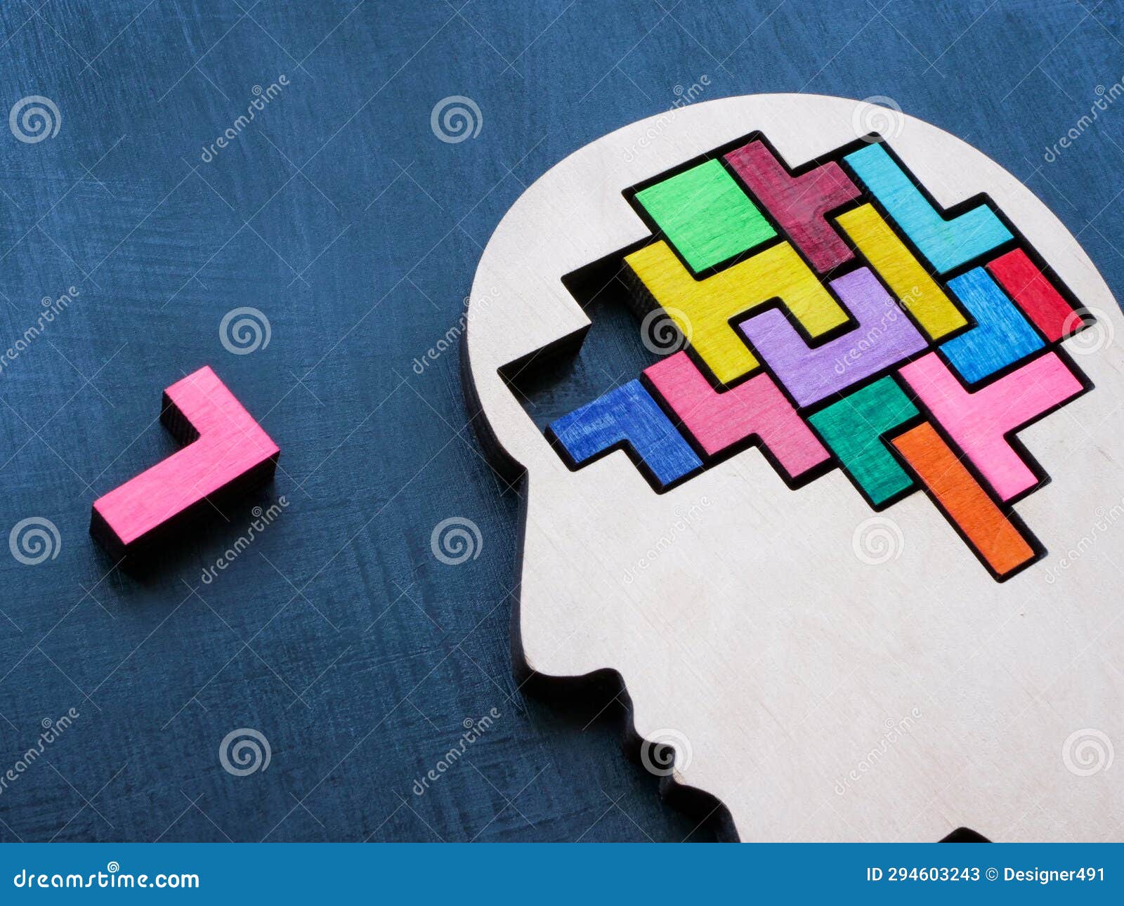 A Solution To Problem, an Answer or Creation. the Brain is in the Form ...