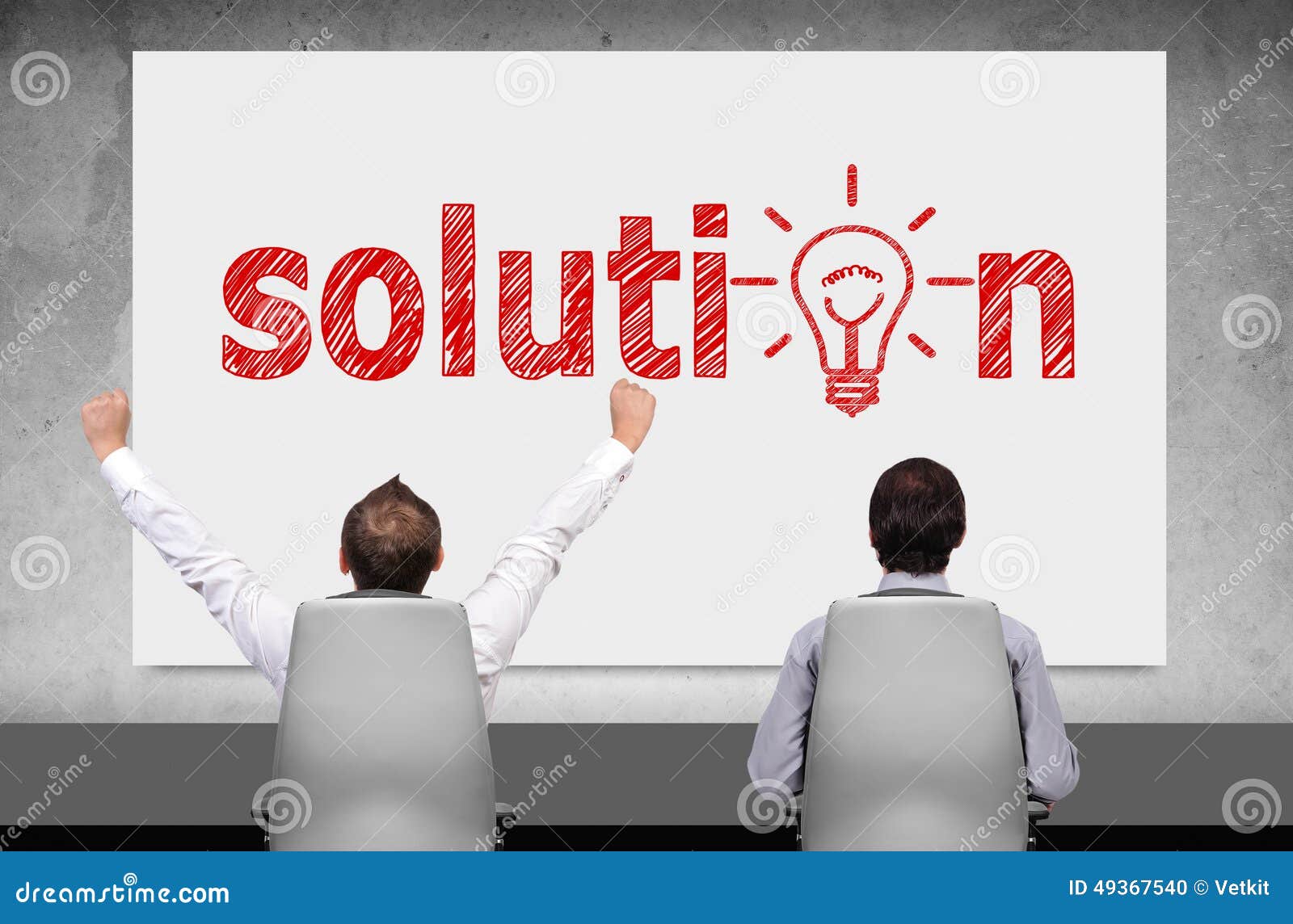 Solution stock photo. Image of executive, businessman - 49367540