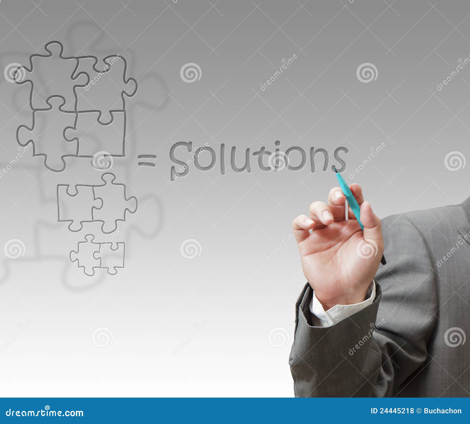 Solutions stock photo. Image of plan, marketing, jigsaw - 24445218