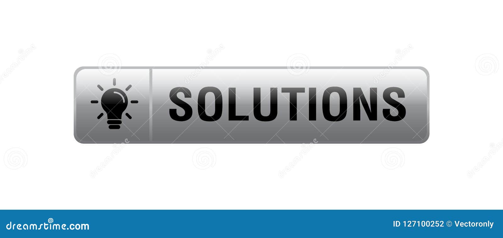 Solutions bulb icon stock vector. Illustration of abstract - 127100252