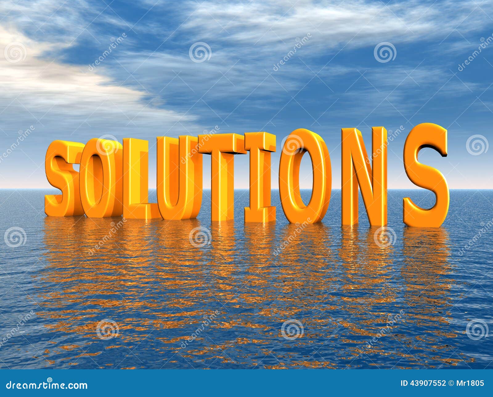 Solutions stock illustration. Illustration of thinking - 43907552