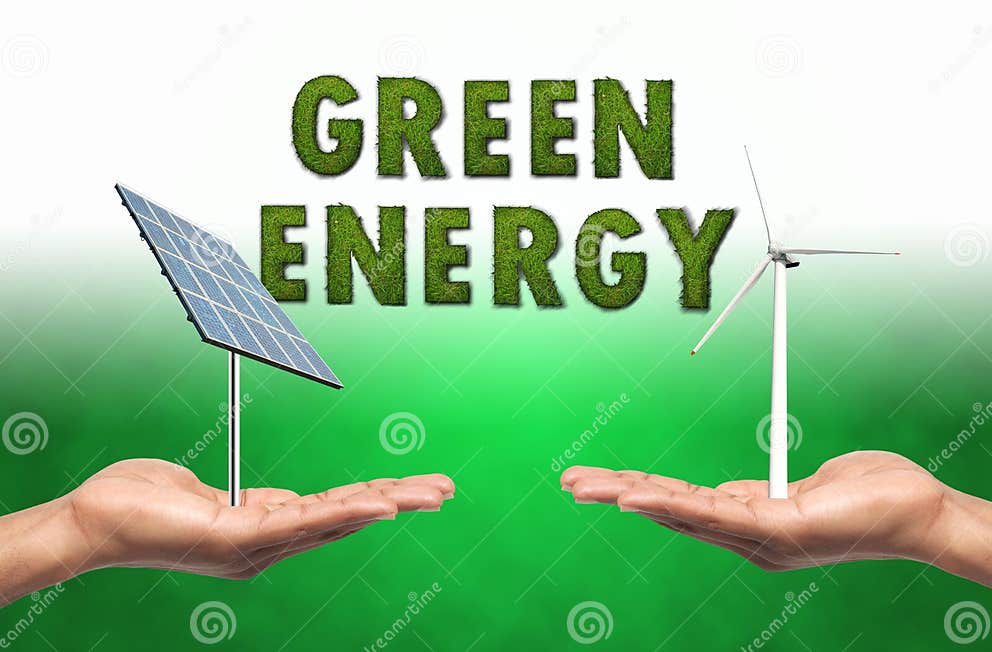 Solutions for green energy stock image. Image of business - 22813891