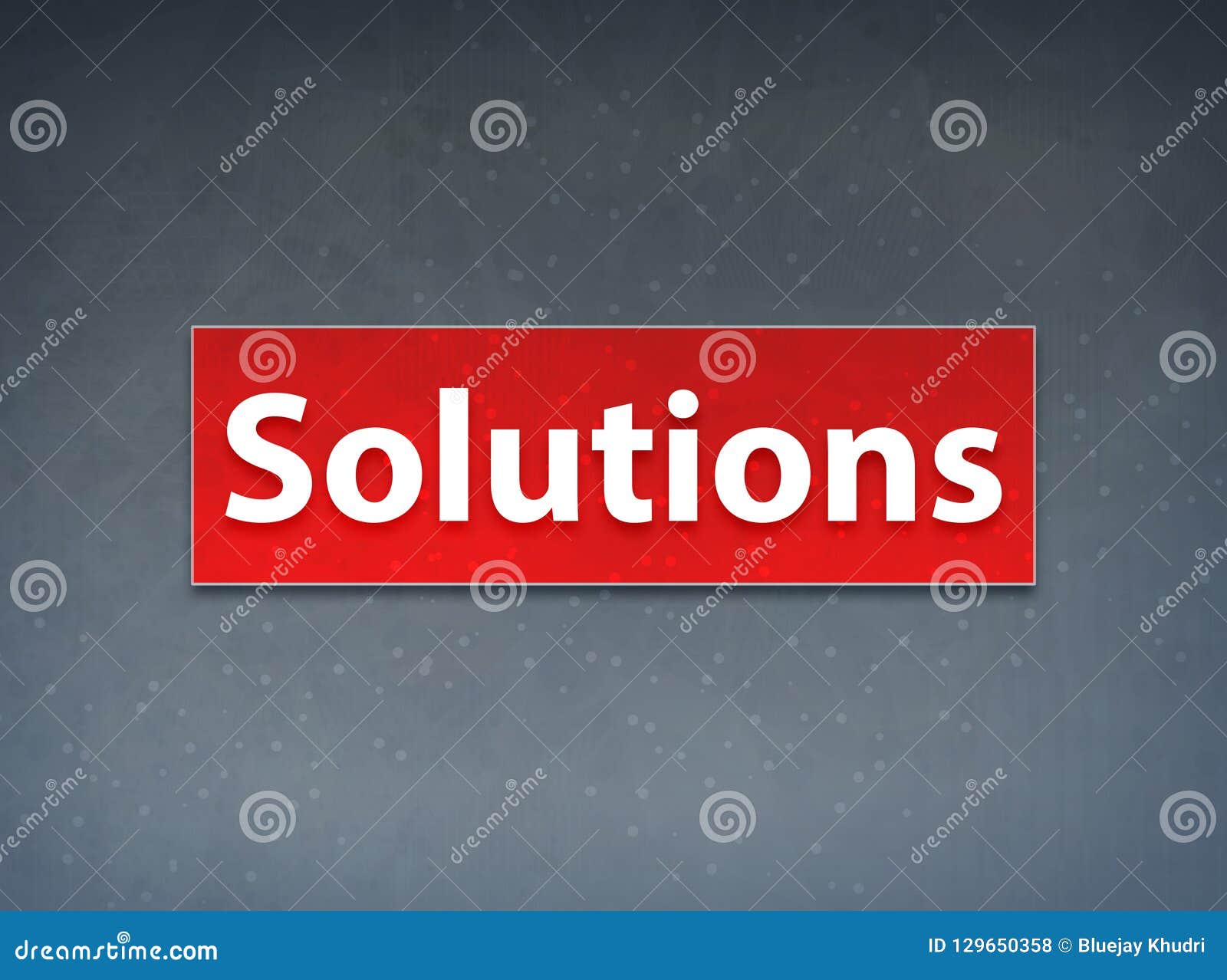Solutions Red Banner Abstract Background Stock Illustration ...