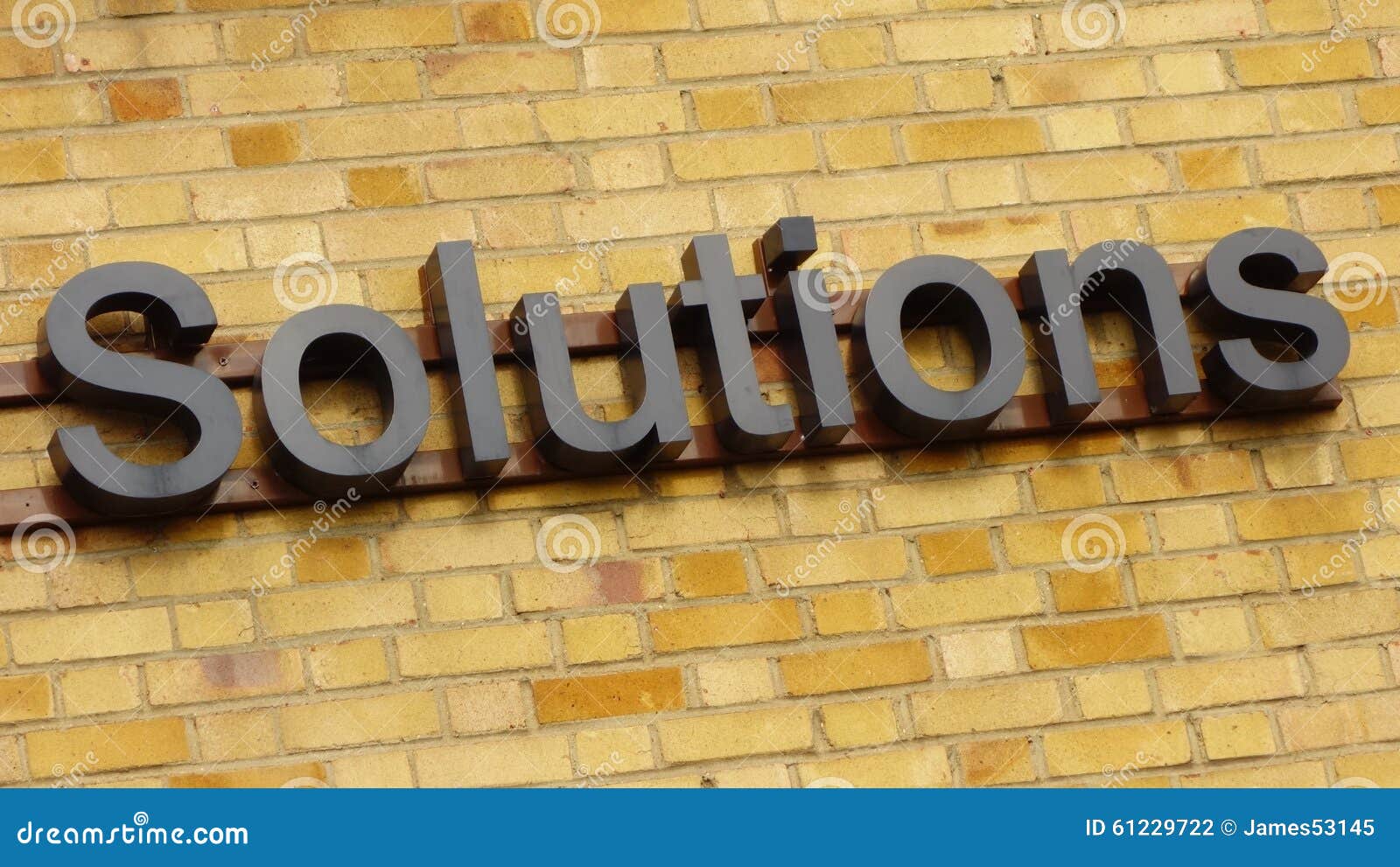 Solutions Sign stock photo. Image of black, solutions - 61229722