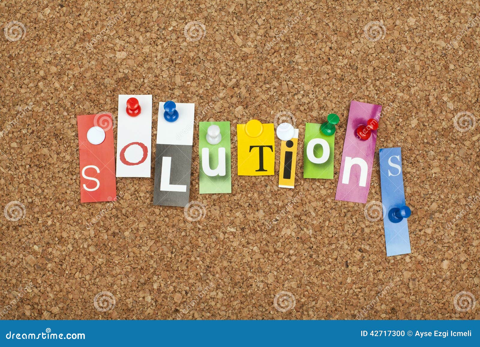 SOLUTIONS stock photo. Image of metaphore, inspiration - 42717300