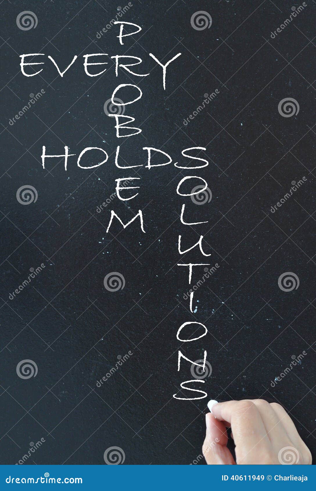 Solutions to problems stock image. Image of positivity - 40611949