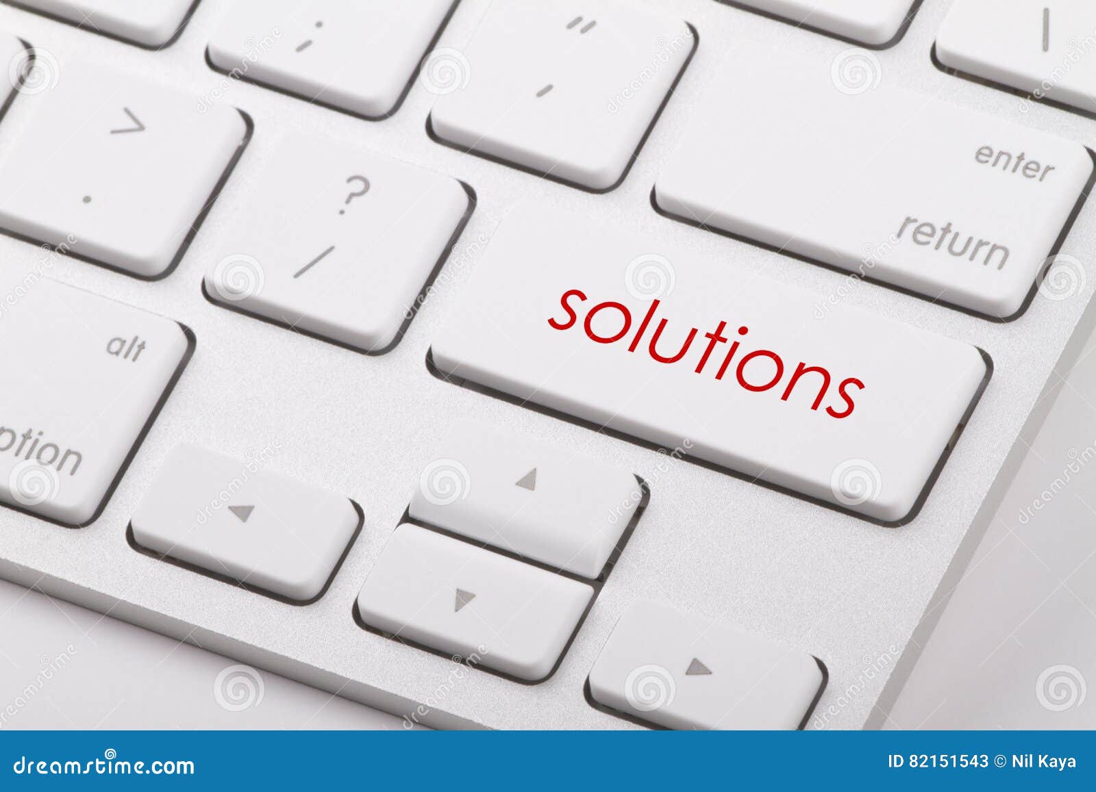 Solutions Word on Keyboard. Stock Image - Image of manual, symbol: 82151543