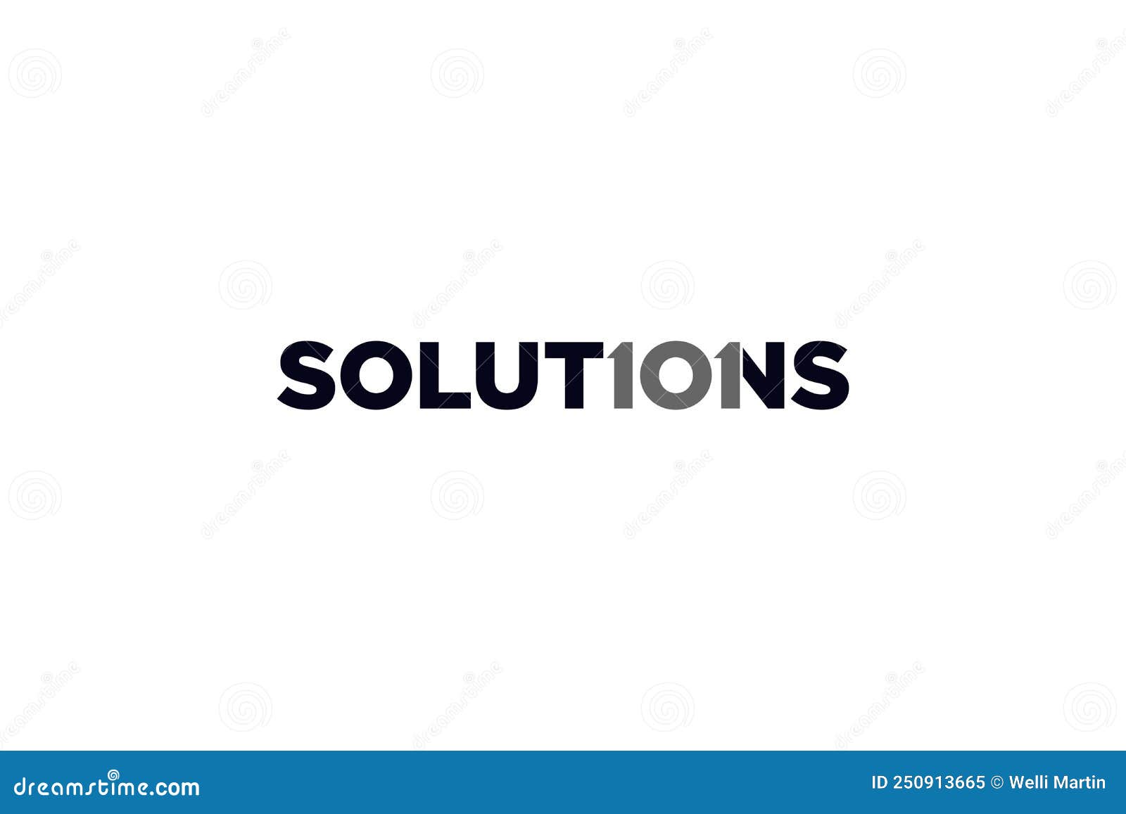 Solutions Wordmark Logo Design Concept Stock Vector - Illustration of ...