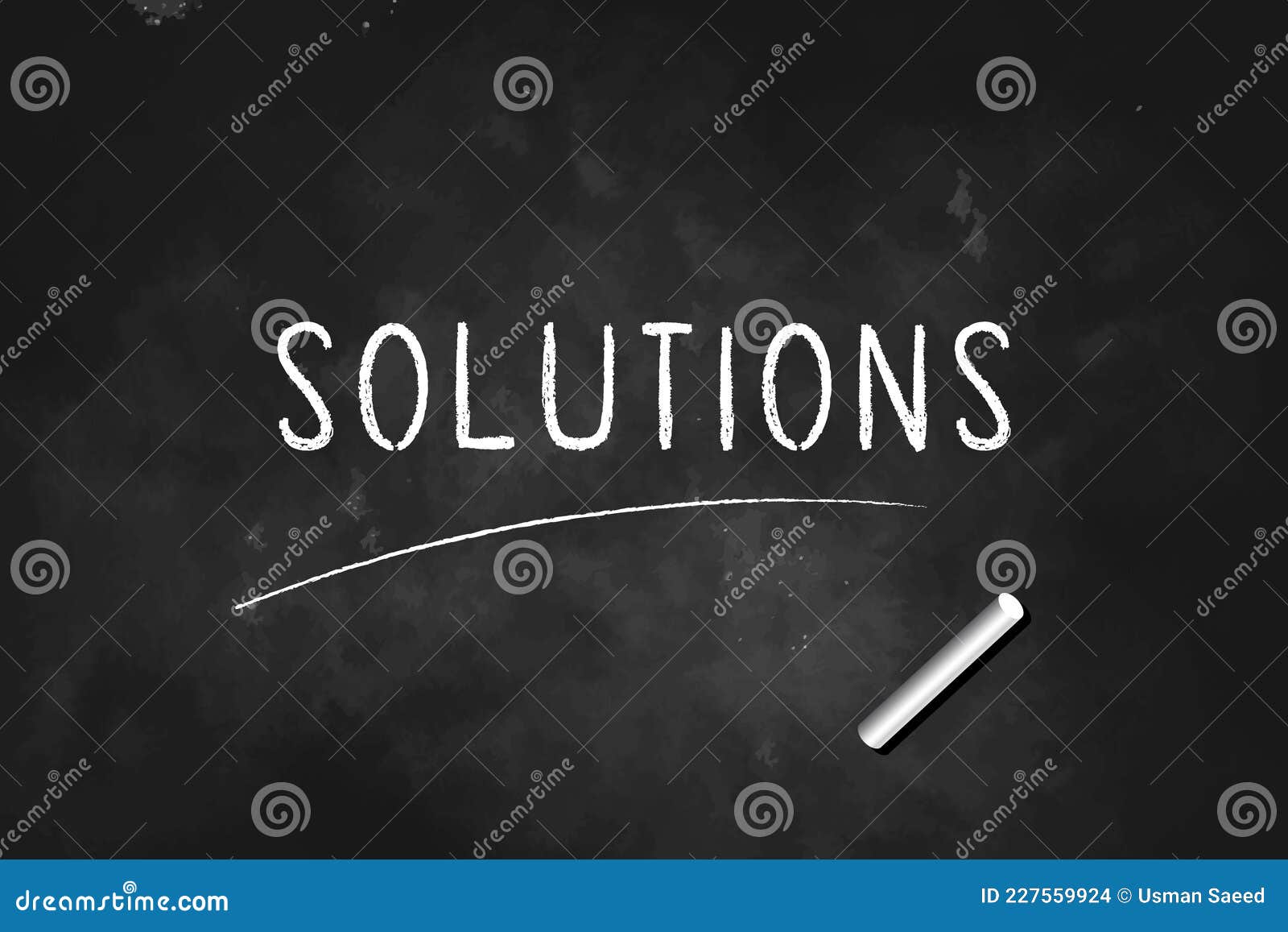 SOLUTIONS Written with Chalk on Blackboard Icon Logo Design Vector ...