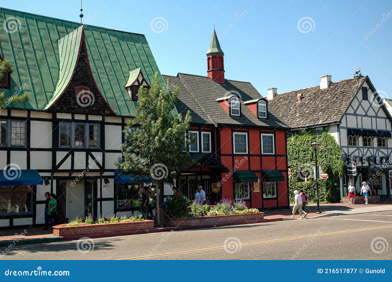 Solvang, Danish Village in California Editorial Photography - Image of ...