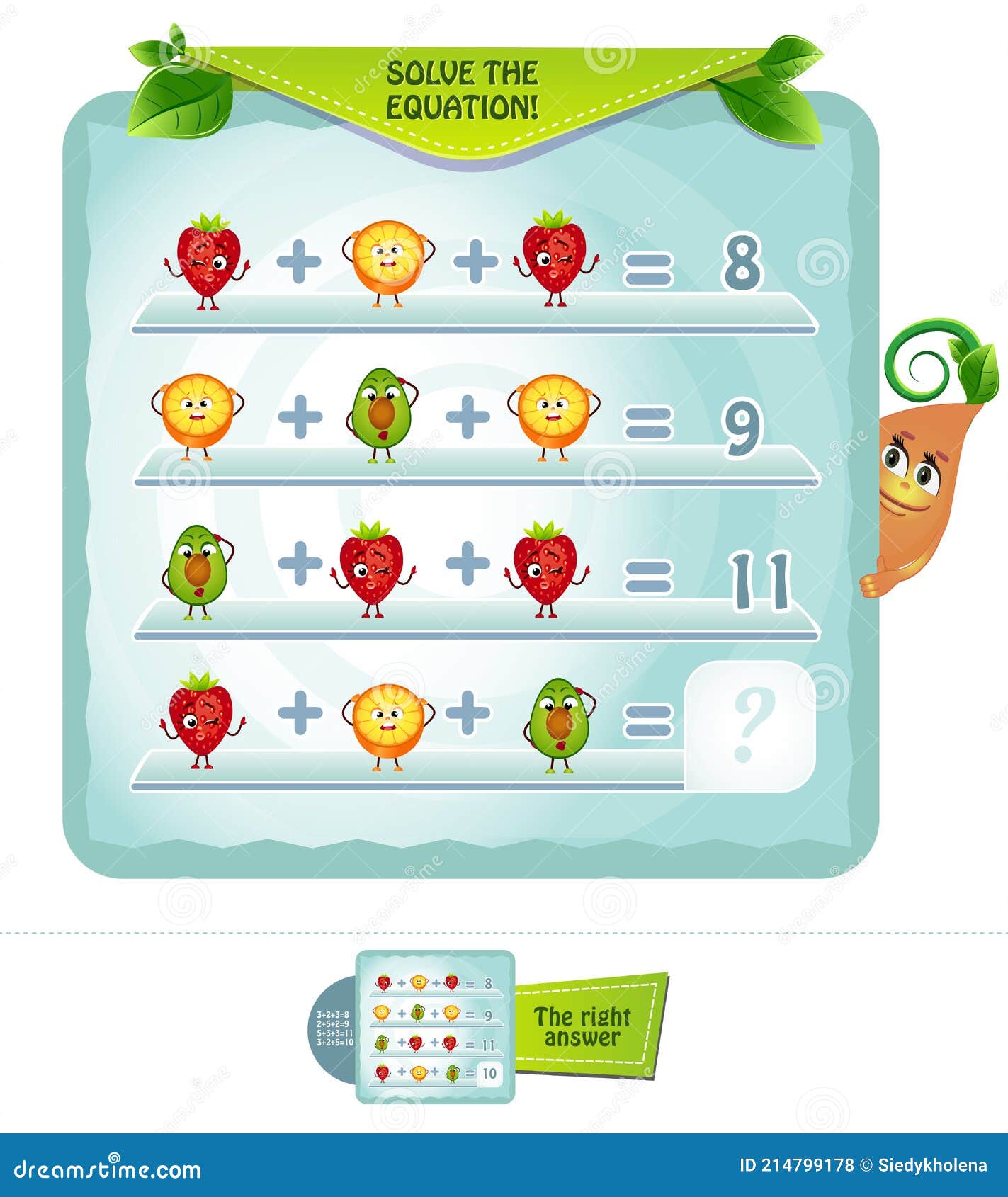 Solve Examples Game 2 Logic Stock Vector - Illustration of logic ...