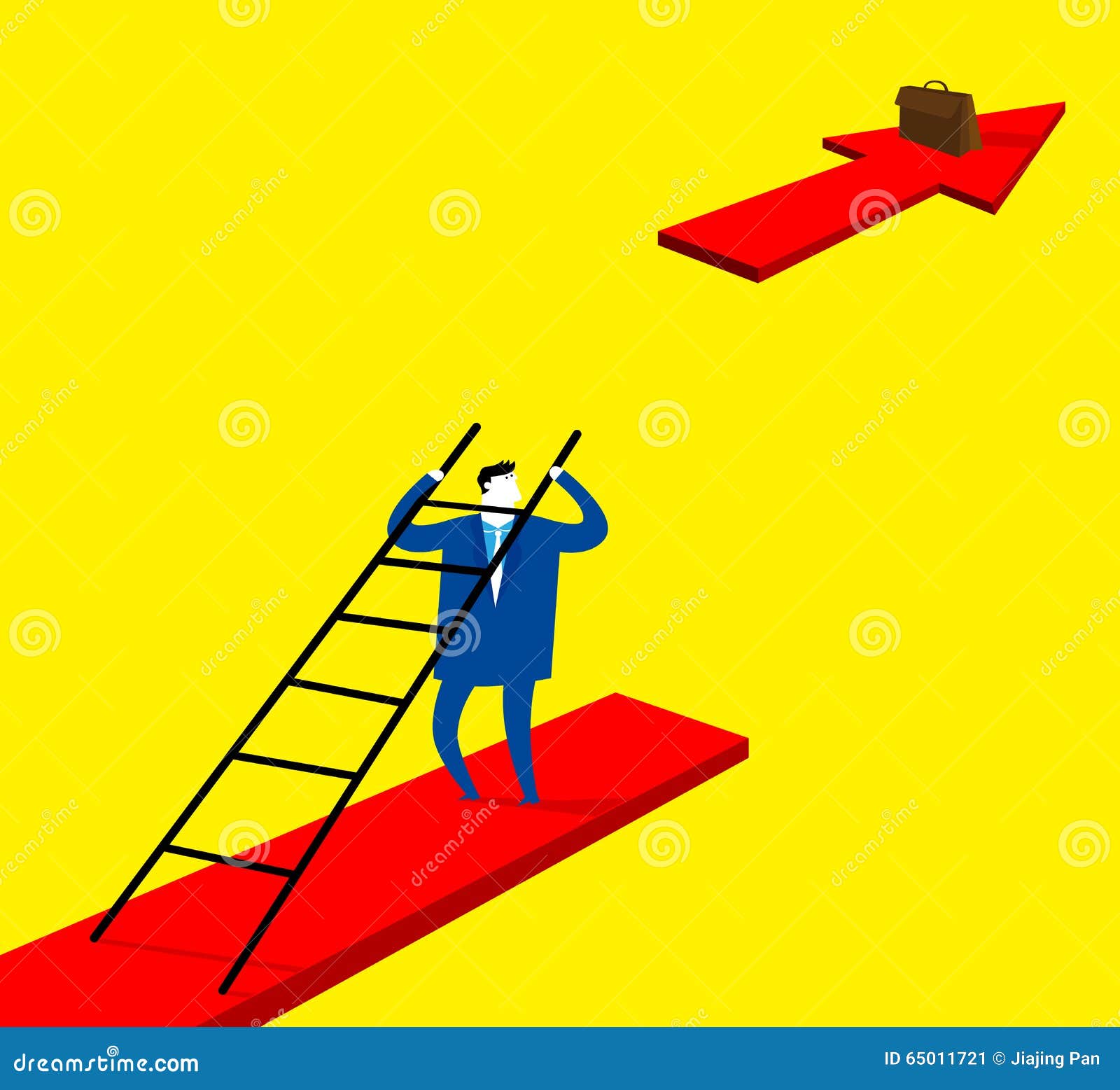 Solve Problem and Keep Going Forward. Stock Illustration - Illustration ...