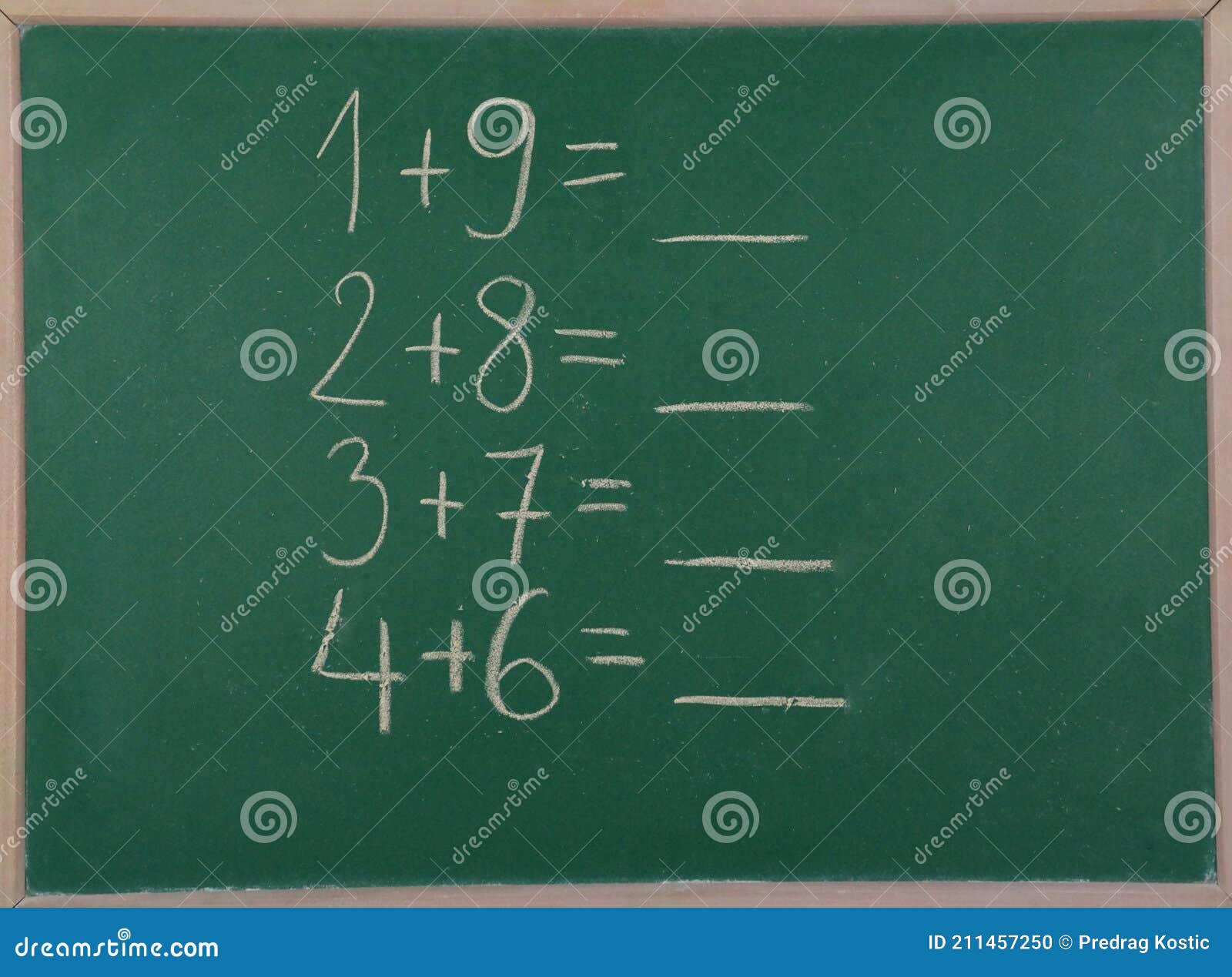 Solve the Problem in Mathematics. Stock Photo - Image of equation ...