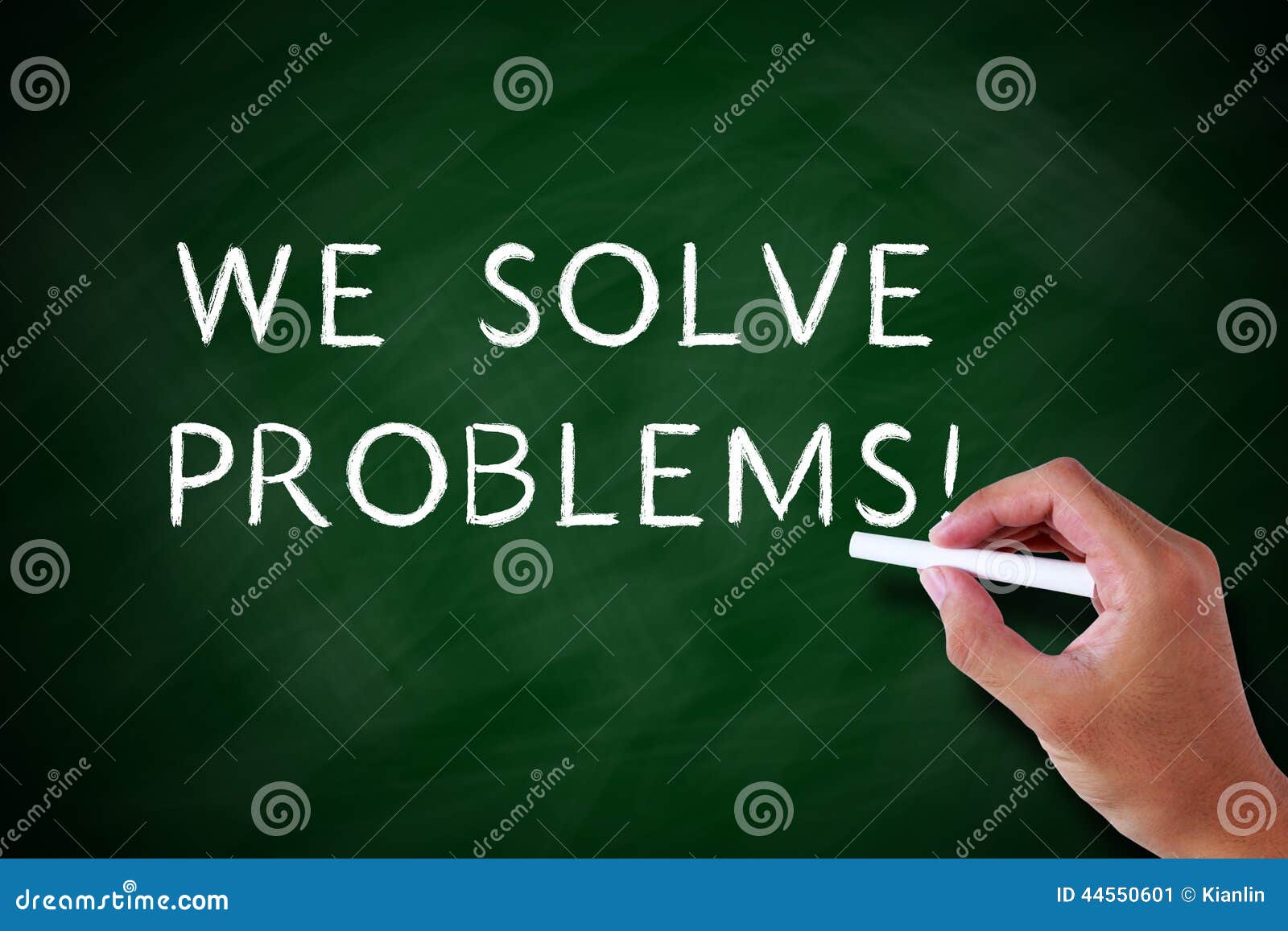 We solve problems stock image. Image of press, creative - 44550601
