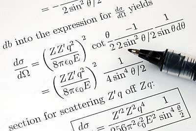 Solve Some Complicated Mathematics Question Stock Image - Image of ...