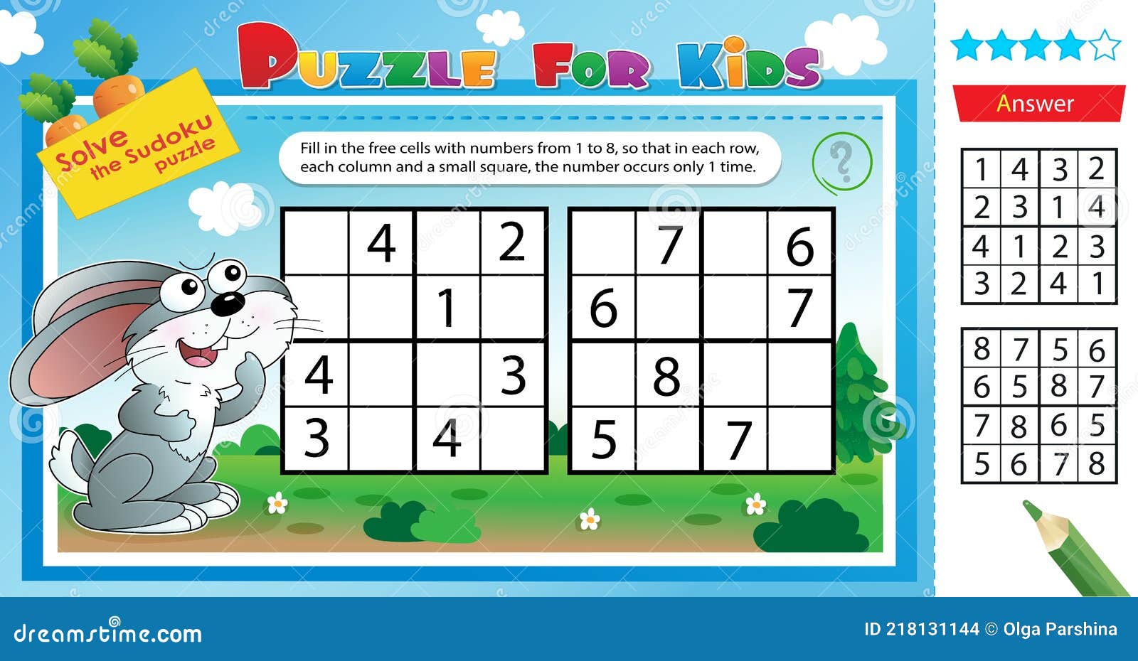 Solve The Sudoku Puzzle Together With The Little Mouse. Logic Puzzle ... Solve The Sudoku Puzzle Together With The Little Mouse. Logic Puzzle ...