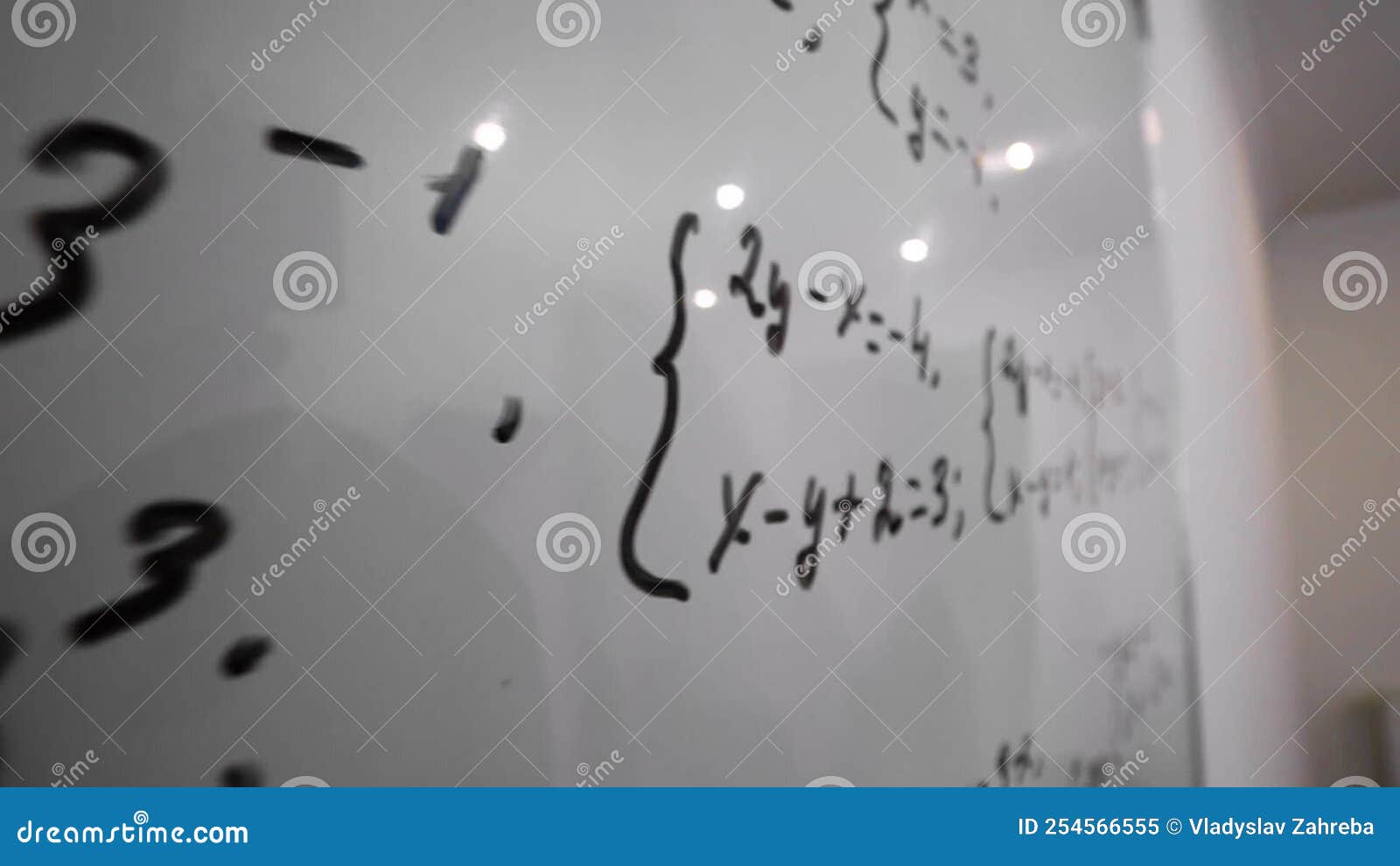 Solved Mathematics Equation on Whiteboard.Education Concept. Stock ... Solved Mathematics Equation on Whiteboard.Education Concept. Stock ...