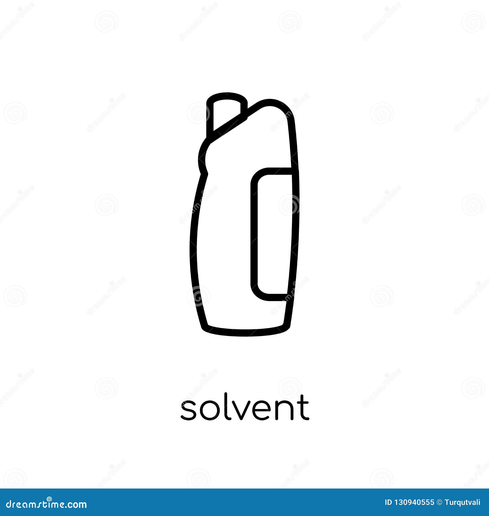 Solvent Icon. Trendy Solvent Logo Concept On White Background Fr Vector ...