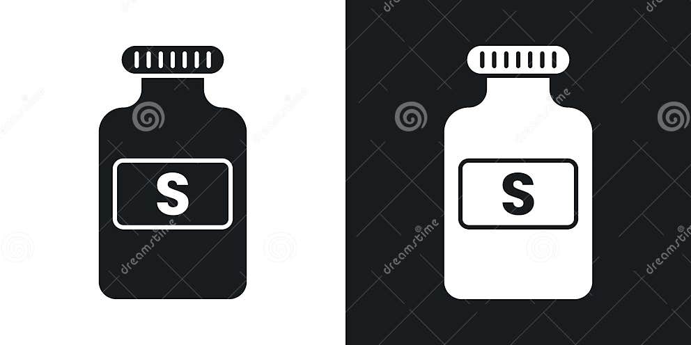 Solvent Icon Vector Set on White Background Stock Illustration ...