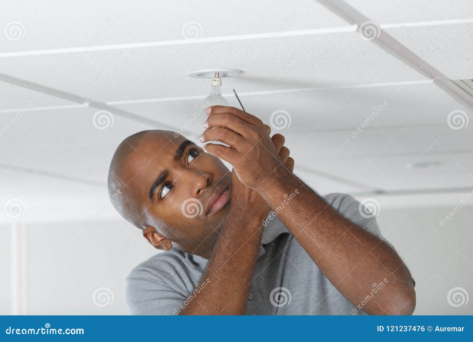 Solving the bulb problem stock photo. Image of wire - 121237476