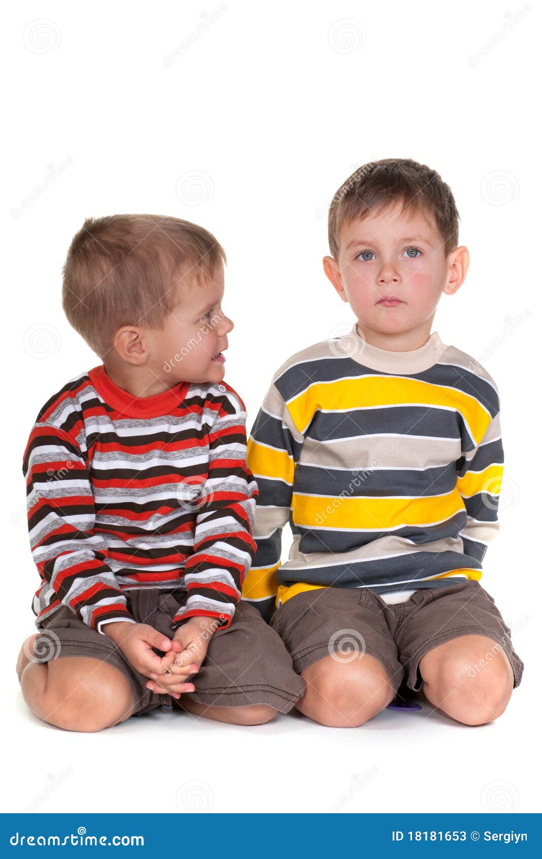 Solving childish problems stock image. Image of studio - 18181653