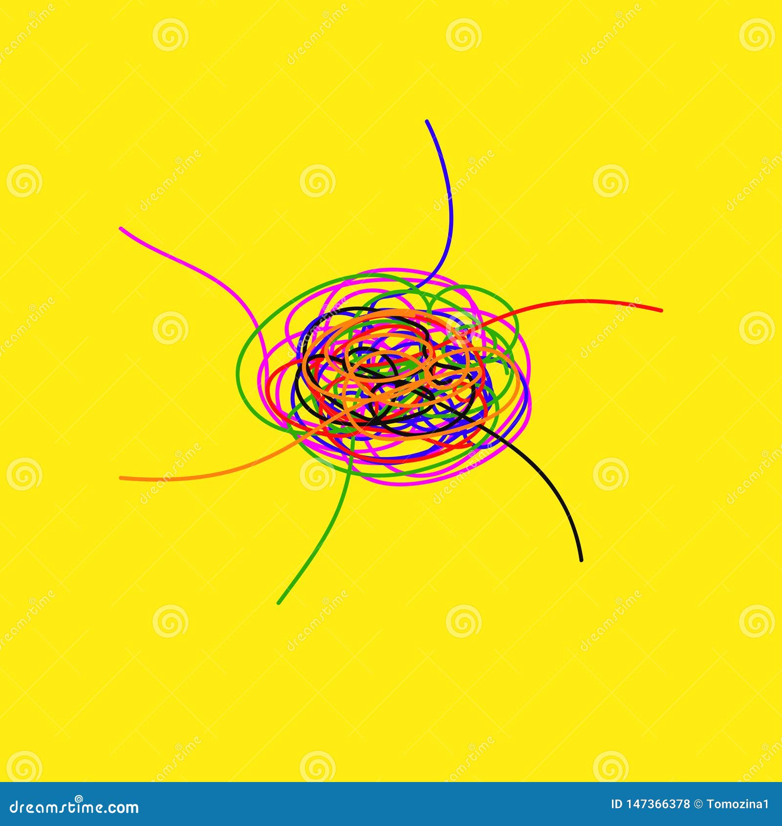 Solving complex problem stock vector. Illustration of icon - 147366378