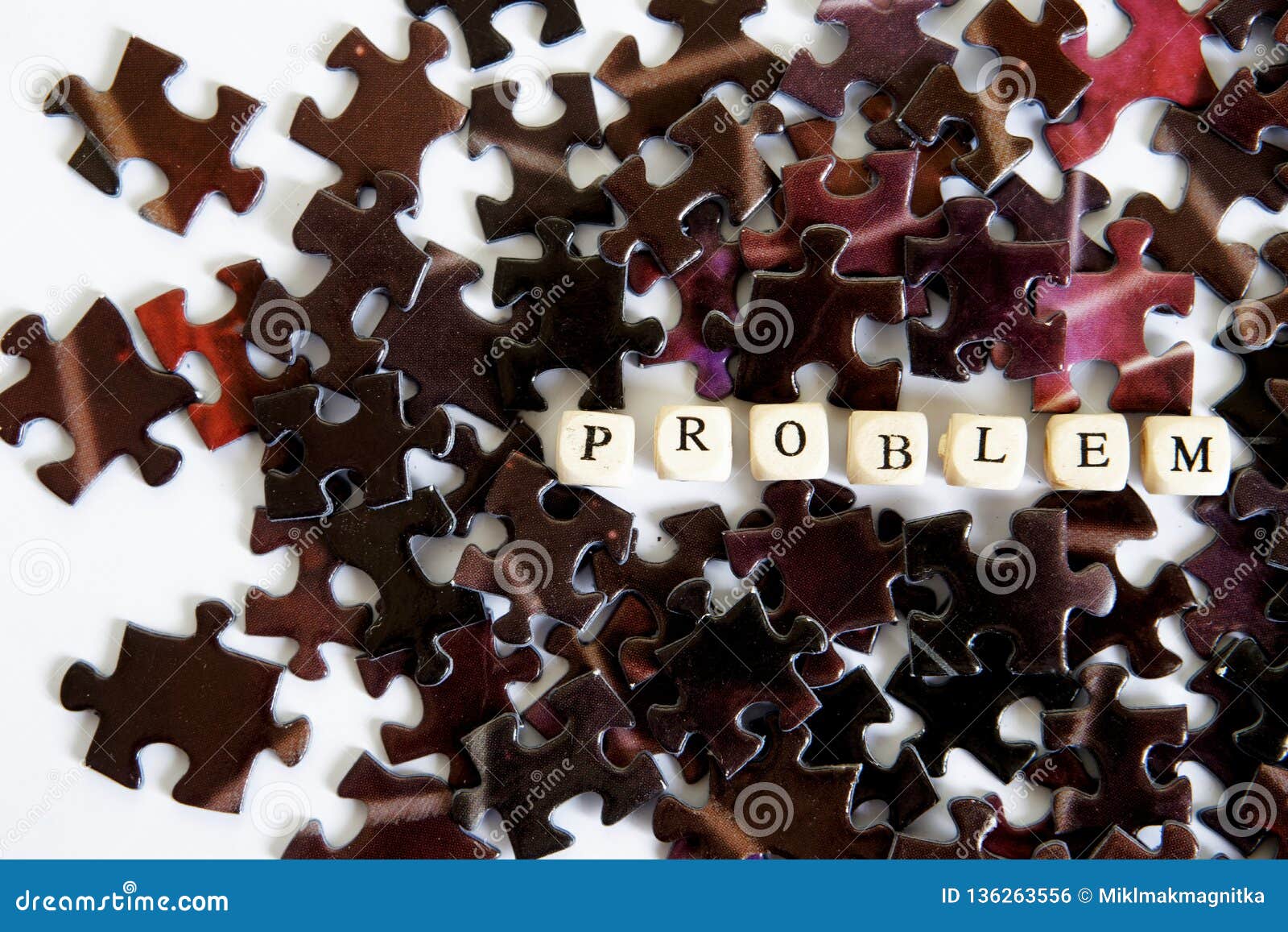 Solving Complex Problems. Assembling Puzzles Stock Photo - Image of ...