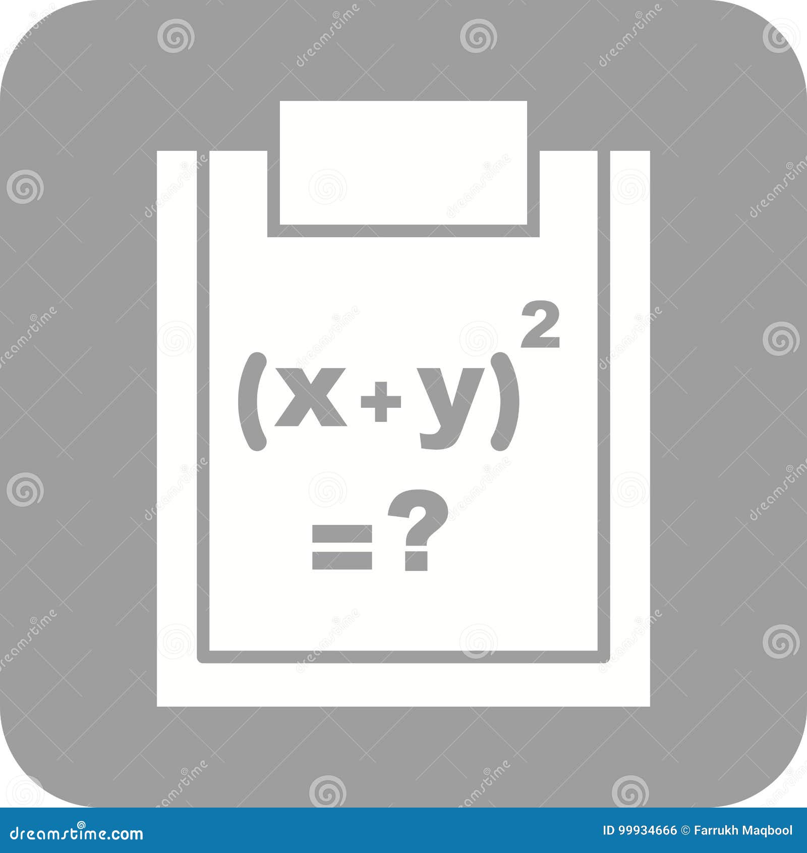 Solving Formula stock vector. Illustration of formula - 99934666