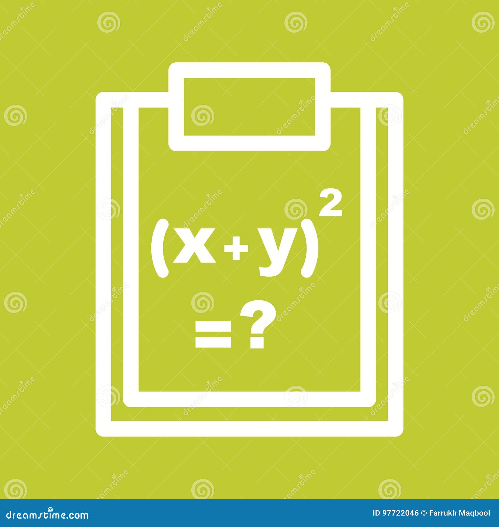 Solving Formula stock vector. Illustration of solve, solving - 97722046