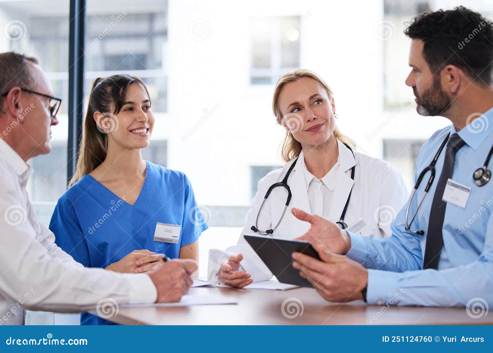 Solving Health Problems One Meeting at a Time. Shot of a Group of ...