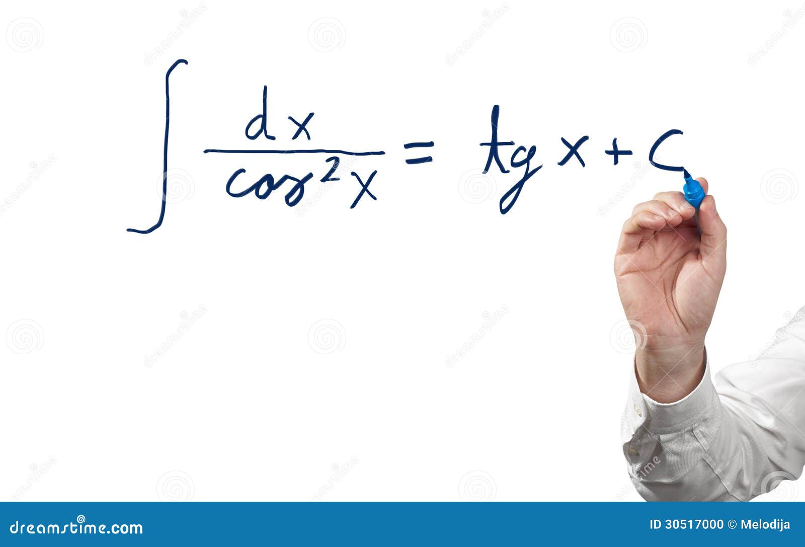 Solving integral equation. stock photo. Image of integral - 30517000