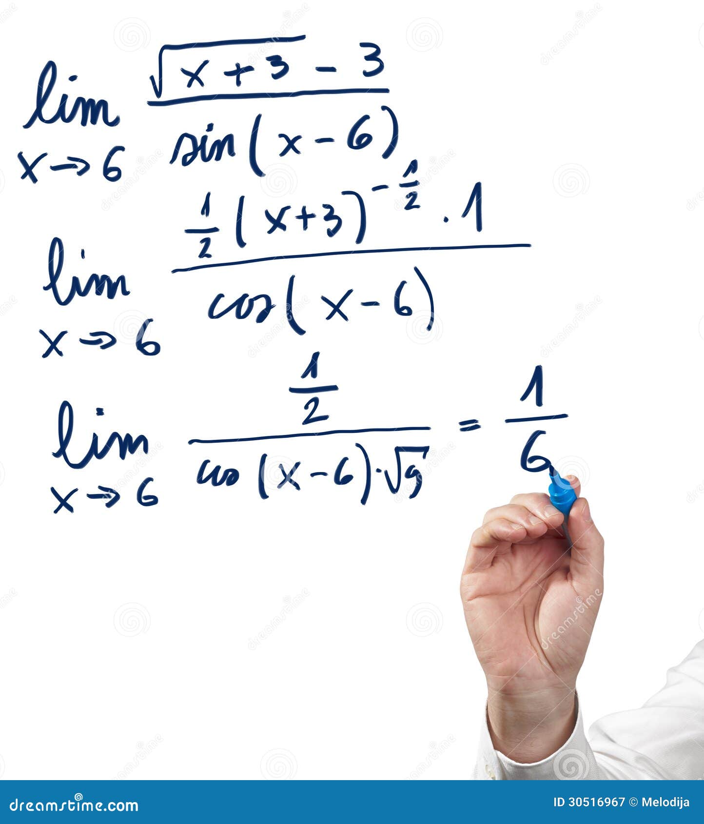 Solving limit equation. stock image. Image of study, learn - 30516967