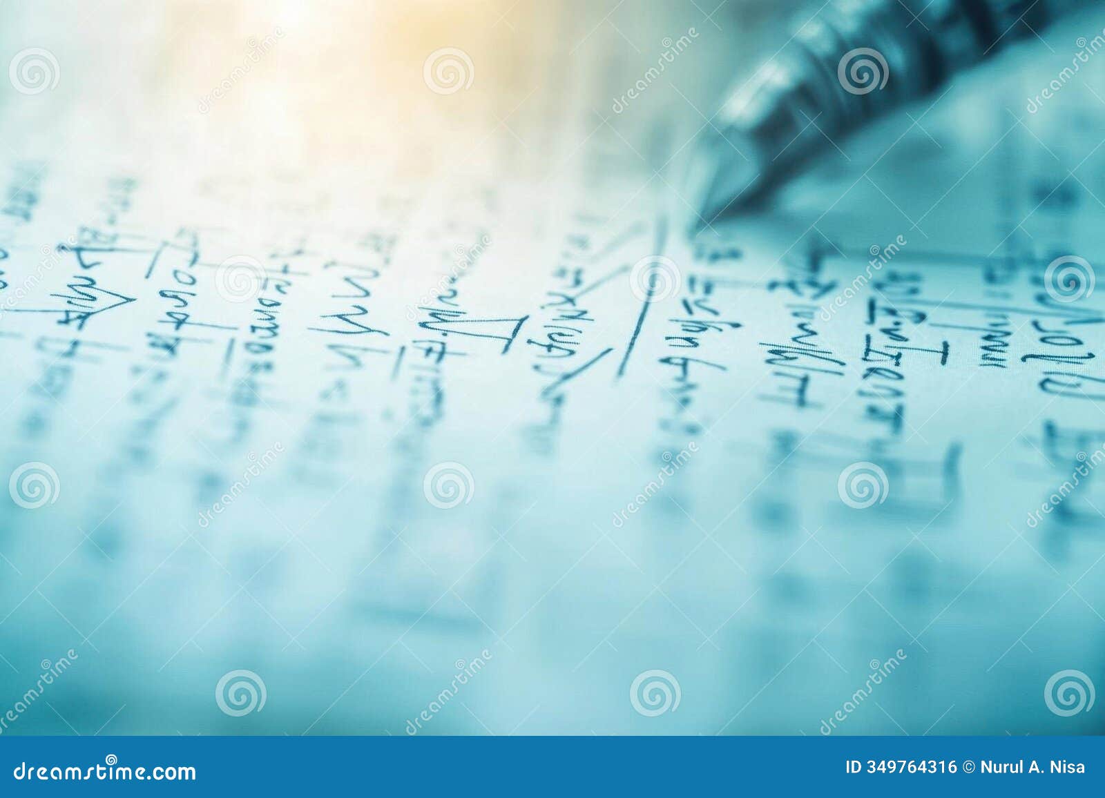 Solving Math Problems with a Pen, Finding Solutions, Deep in Thought ...