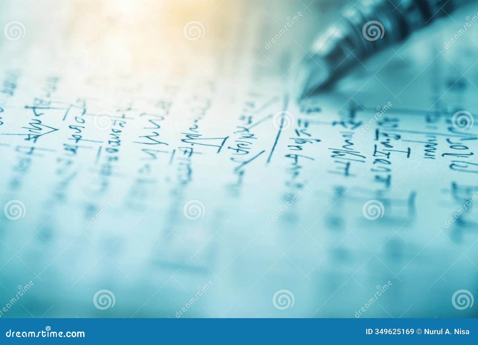 Solving Math Problems with a Pen, Finding Solutions, Deep in Thought ...