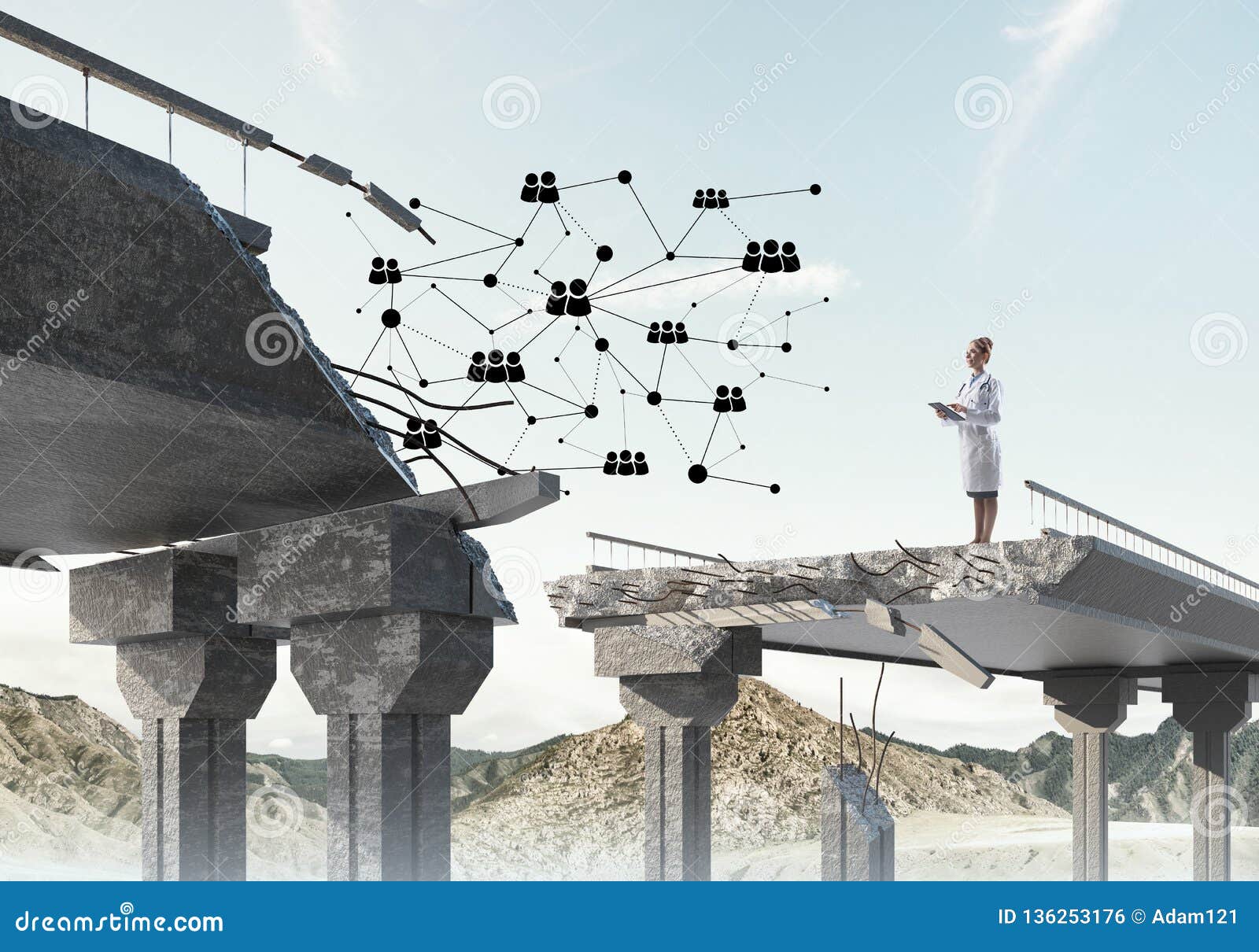 Solving Medical Problems by Means of Modern Technologies Stock Photo ...