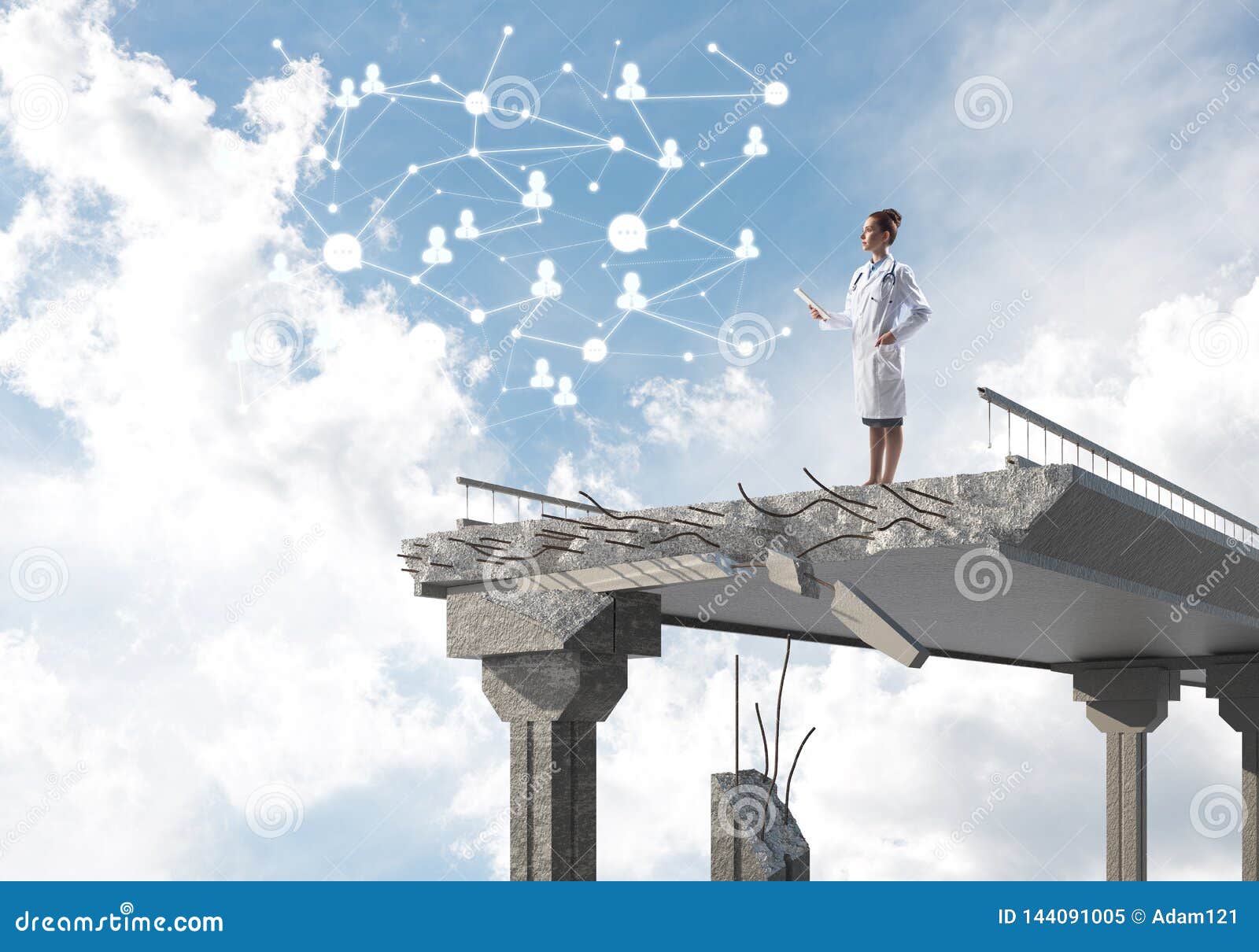 Solving Medical Problems by Means of Modern Technologies Stock Image ...