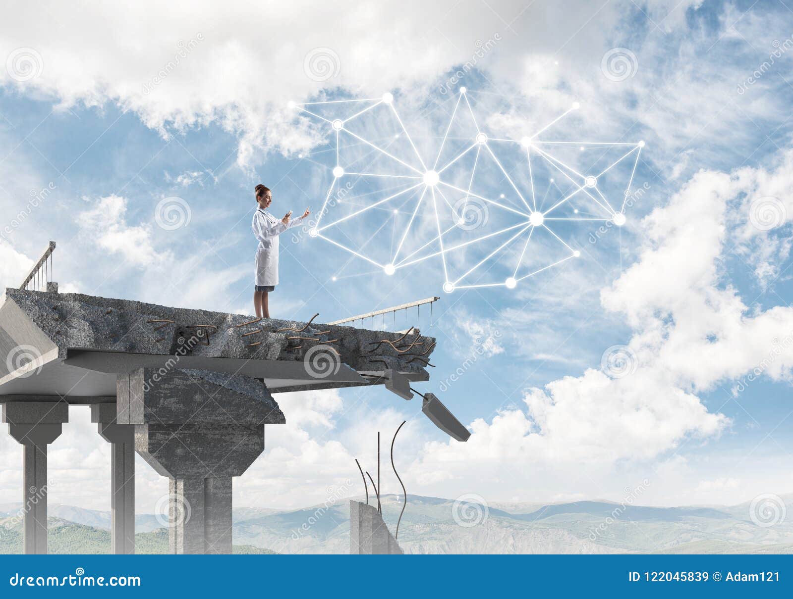 Solving Medical Problems by Means of Modern Technologies Stock Image ...