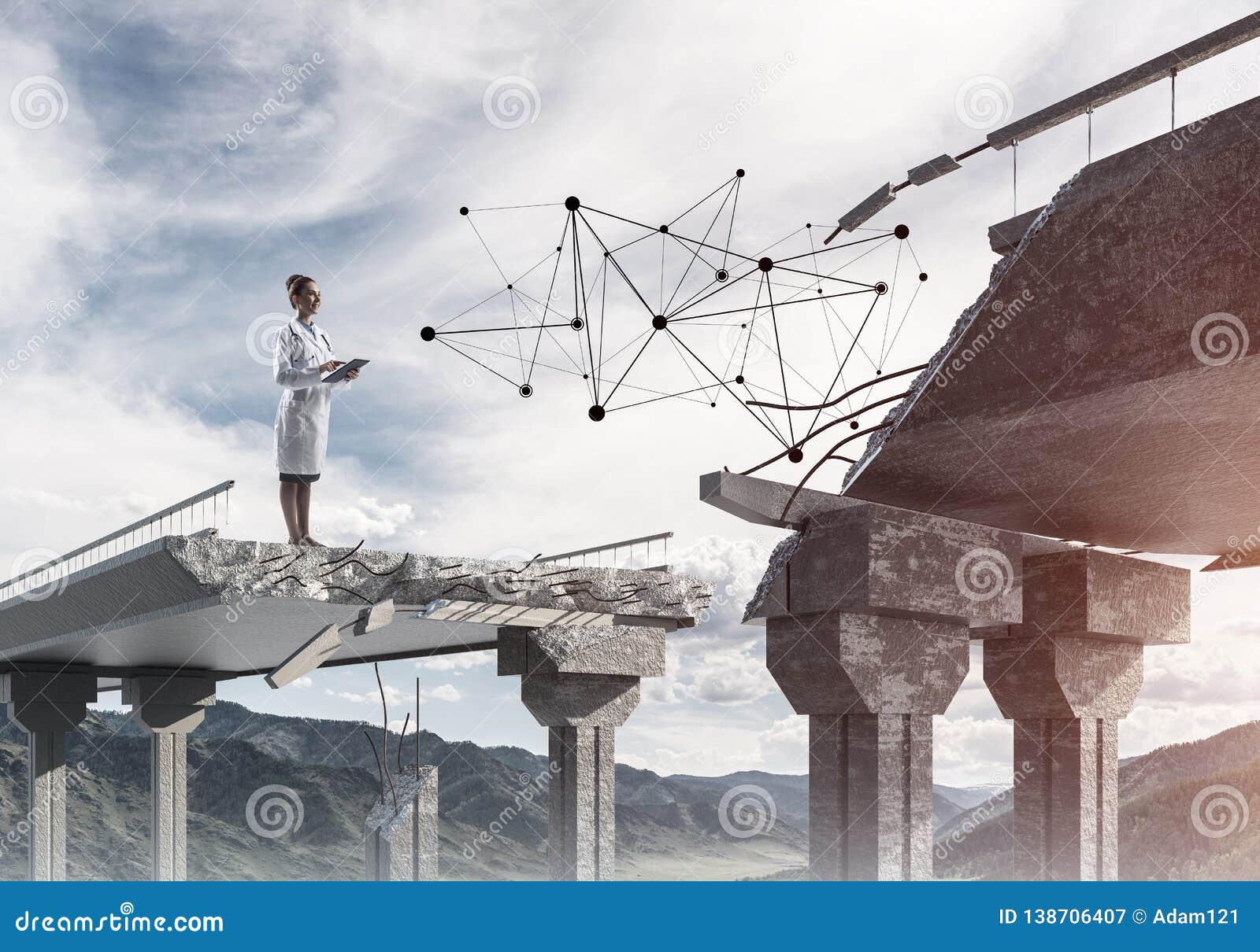 Solving Medical Problems by Means of Modern Technologies Stock Image ...