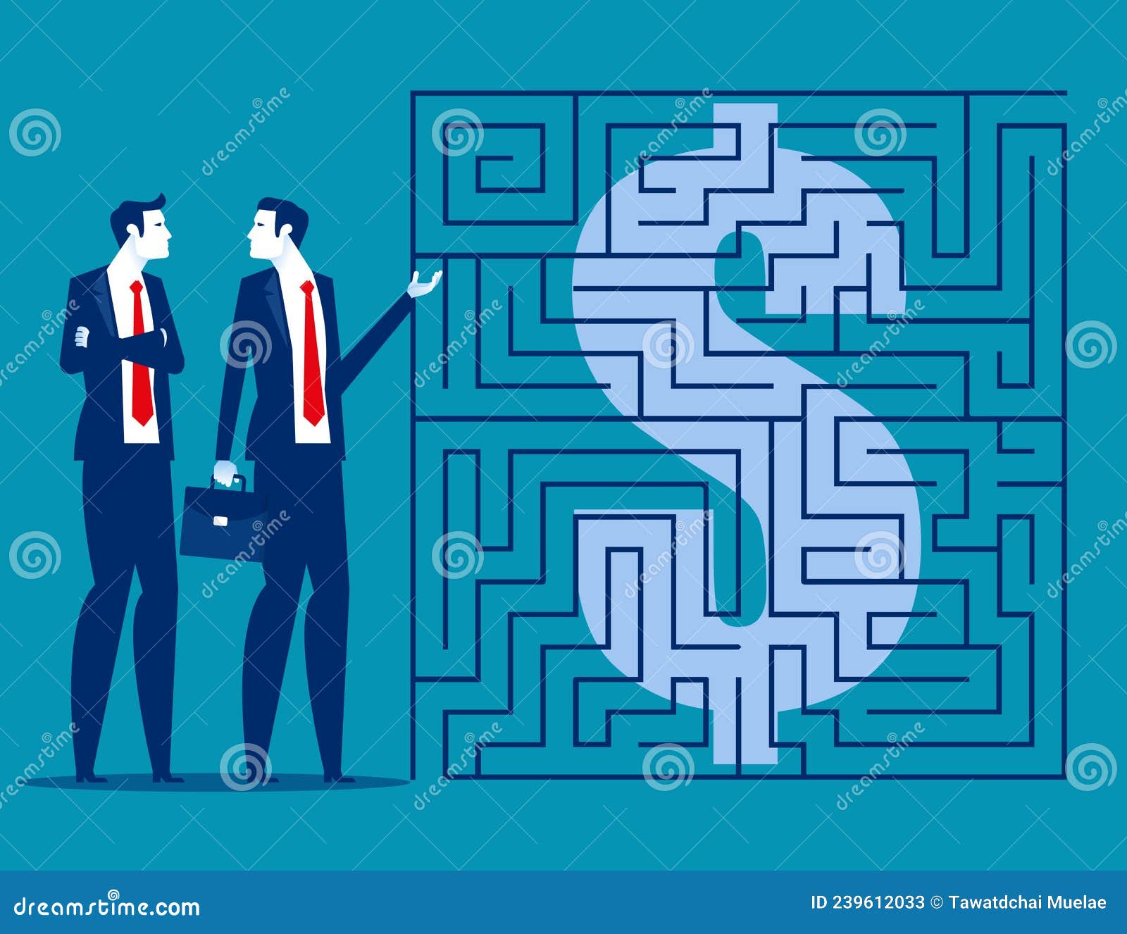 Maze Goal Background Stock Illustration | CartoonDealer.com #10821550