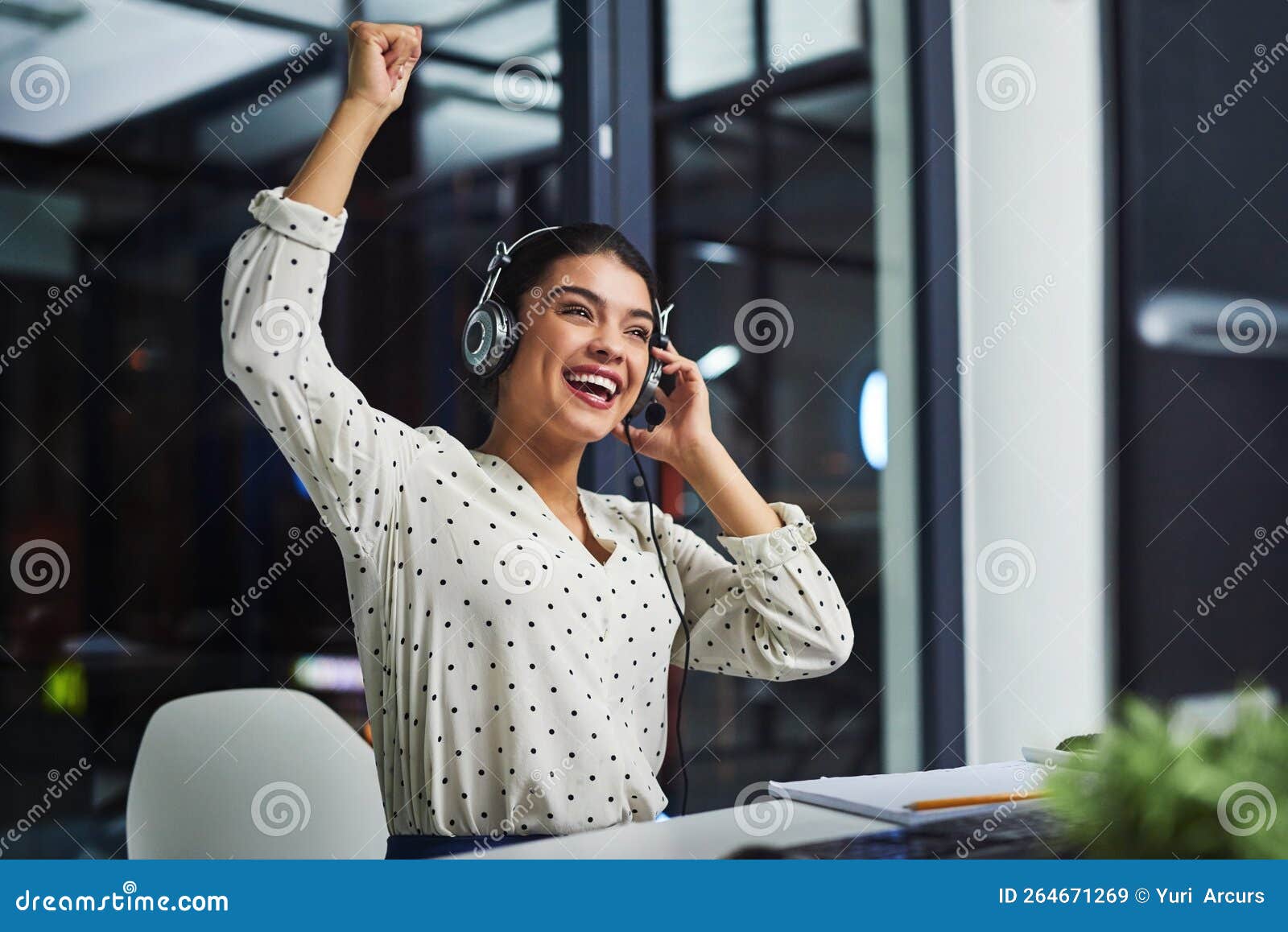 Solving Problems is What she Does. an Attractive Young Businesswoman ...