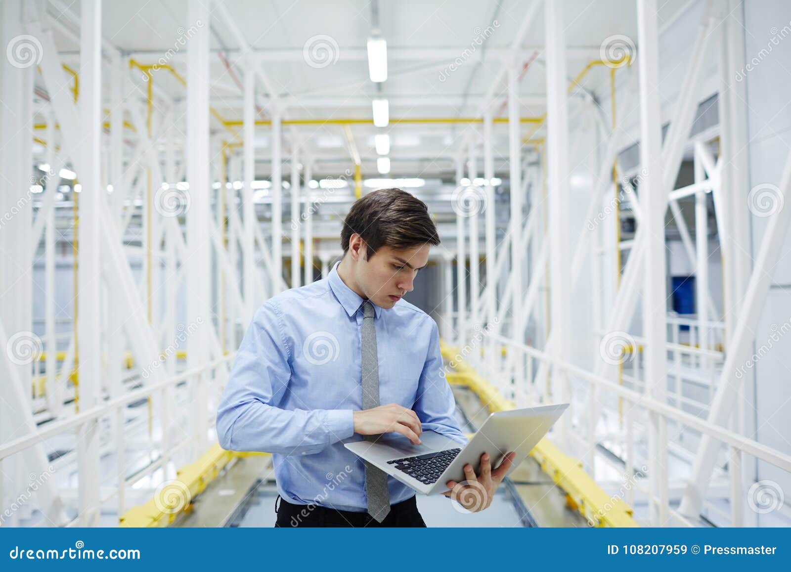 Solving technical problems stock image. Image of laptop - 108207959