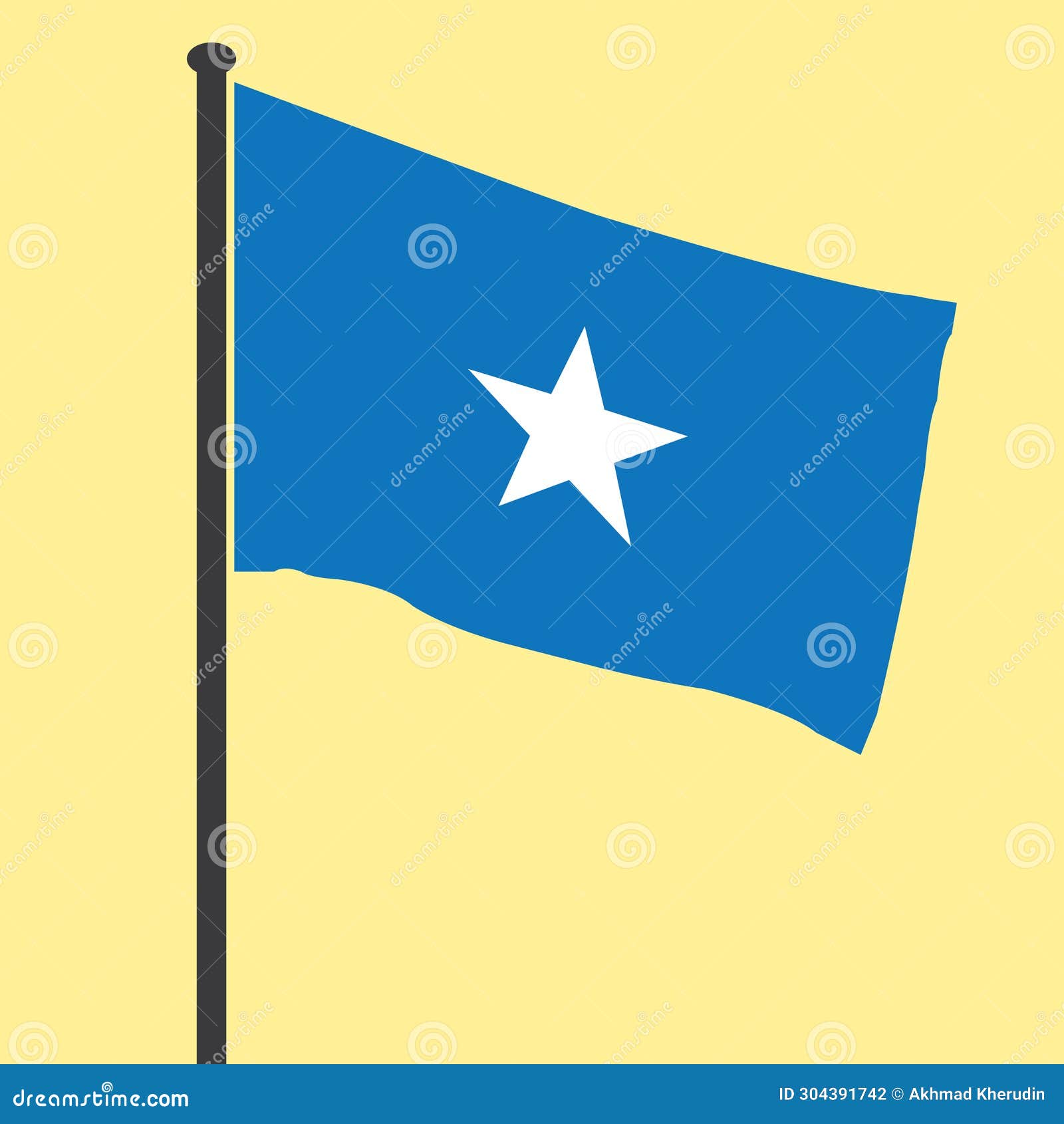 Somali flag icon stock illustration. Illustration of flagstaff - 304391742