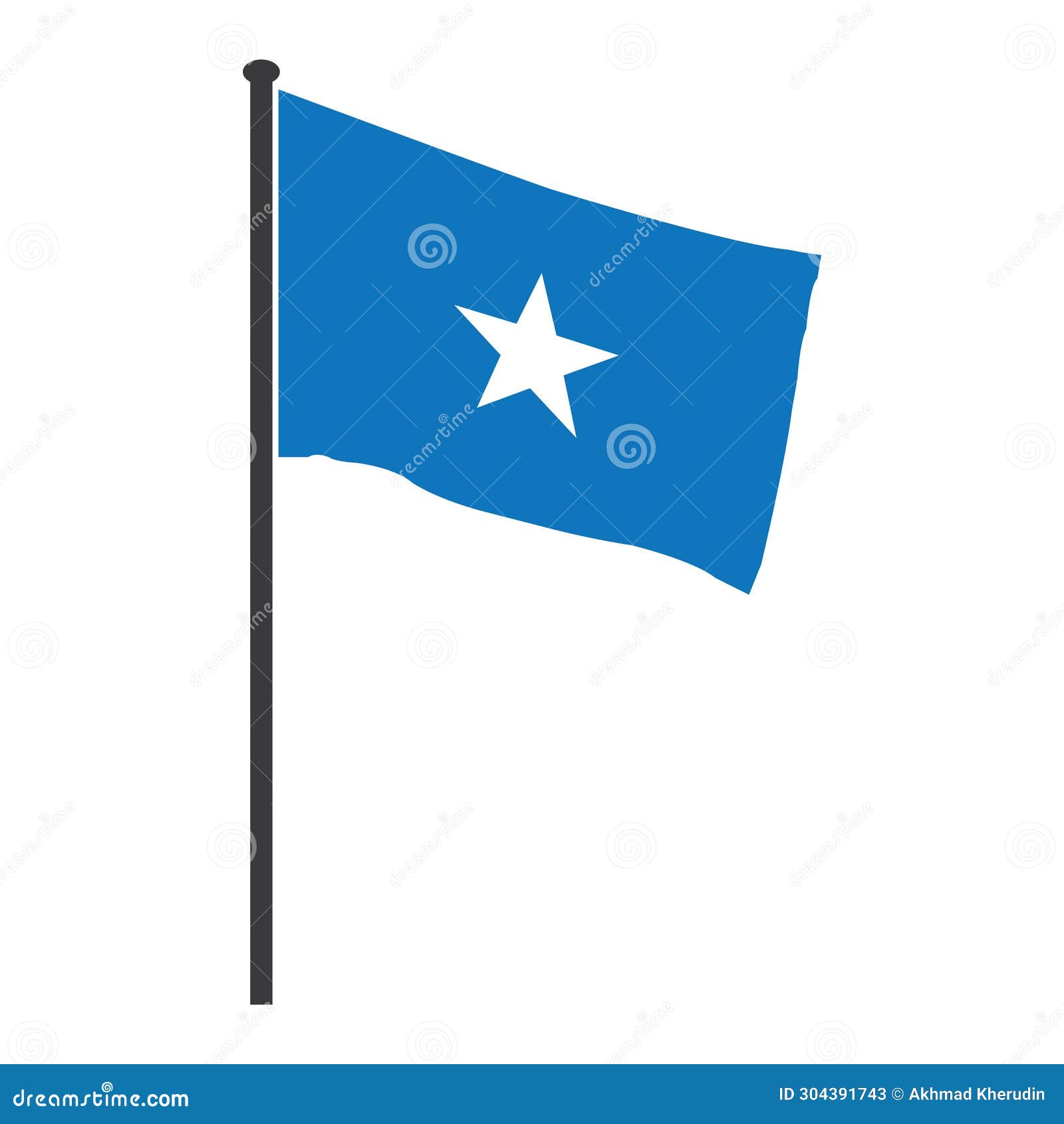 Somali flag icon stock illustration. Illustration of travel - 304391743