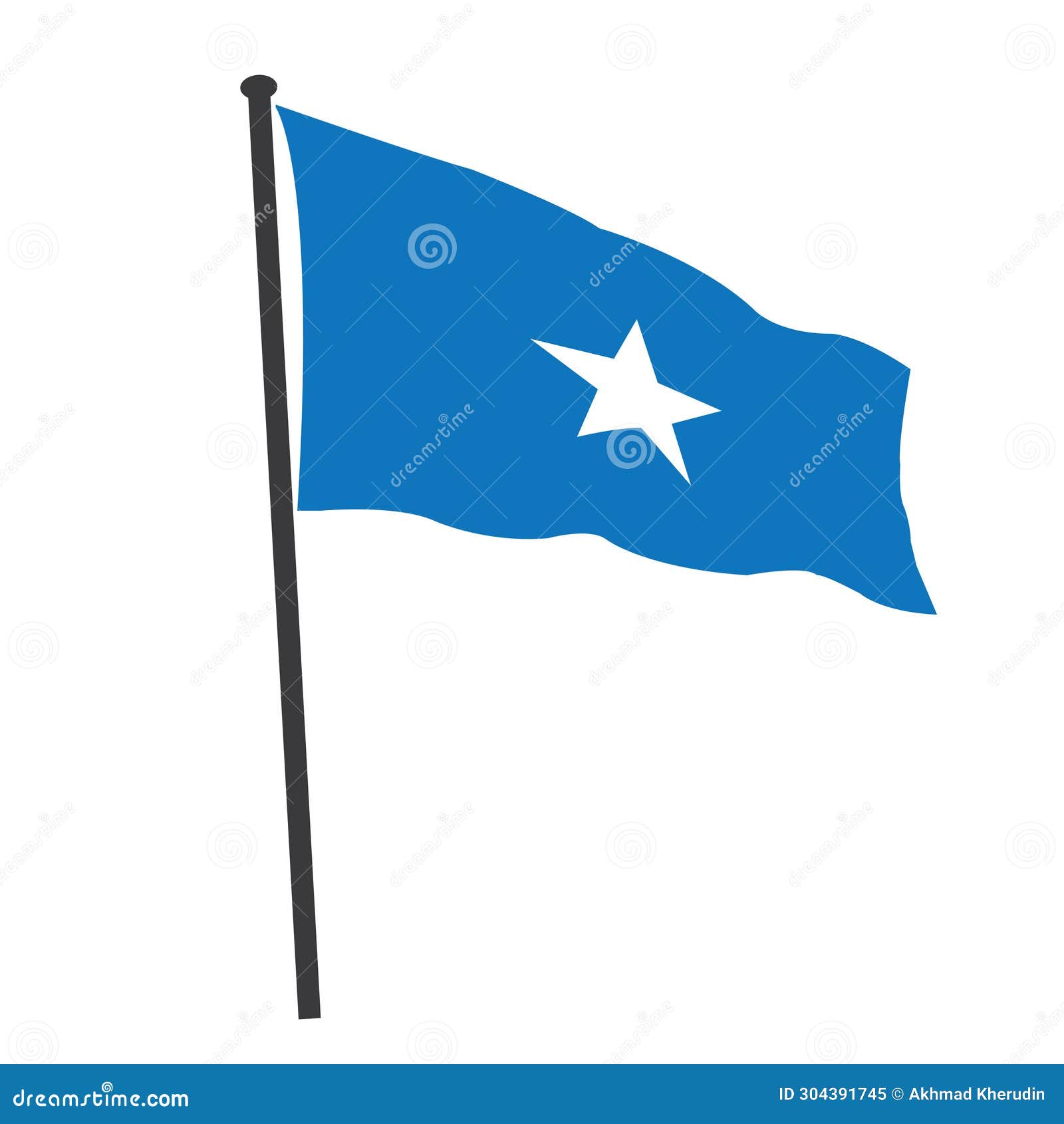 Somali flag icon stock illustration. Illustration of somalia - 304391745