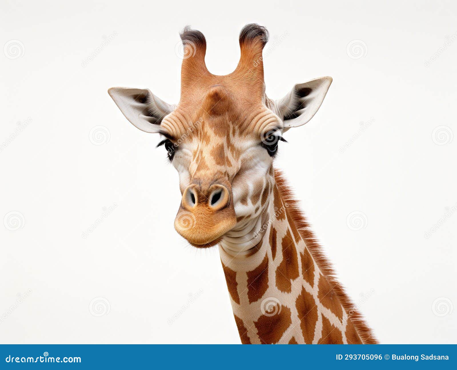 Somali Giraffe Made With Generative AI Illustration | CartoonDealer.com ...