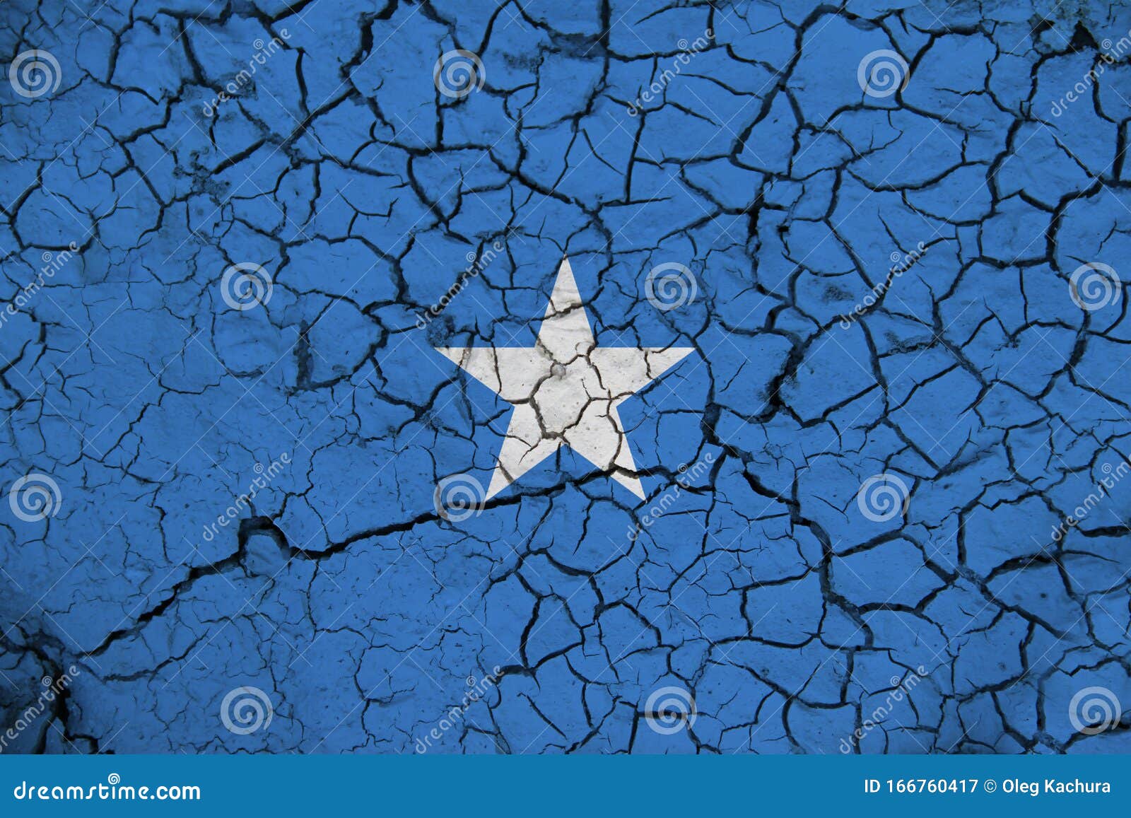 Somalia Flag on the Background Texture. Concept for Designer Solutions ...