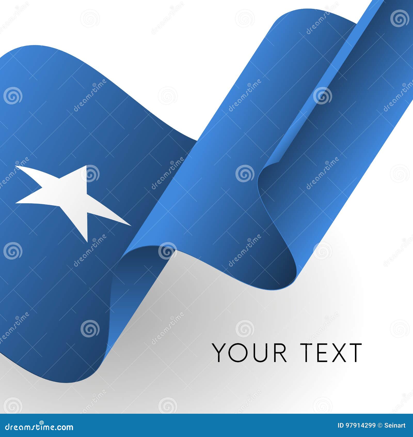 Somalia Flag. Patriotic Design. Vector. Stock Illustration ...
